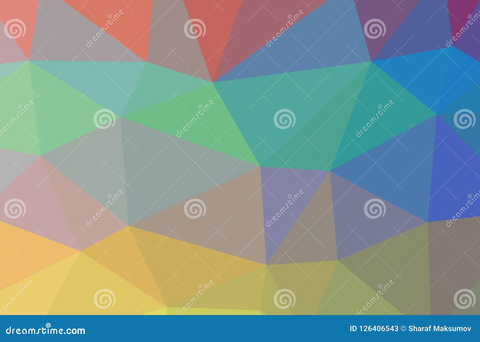 Illustration of Blue Low Poly Nice Multicolor Background. Stock ...