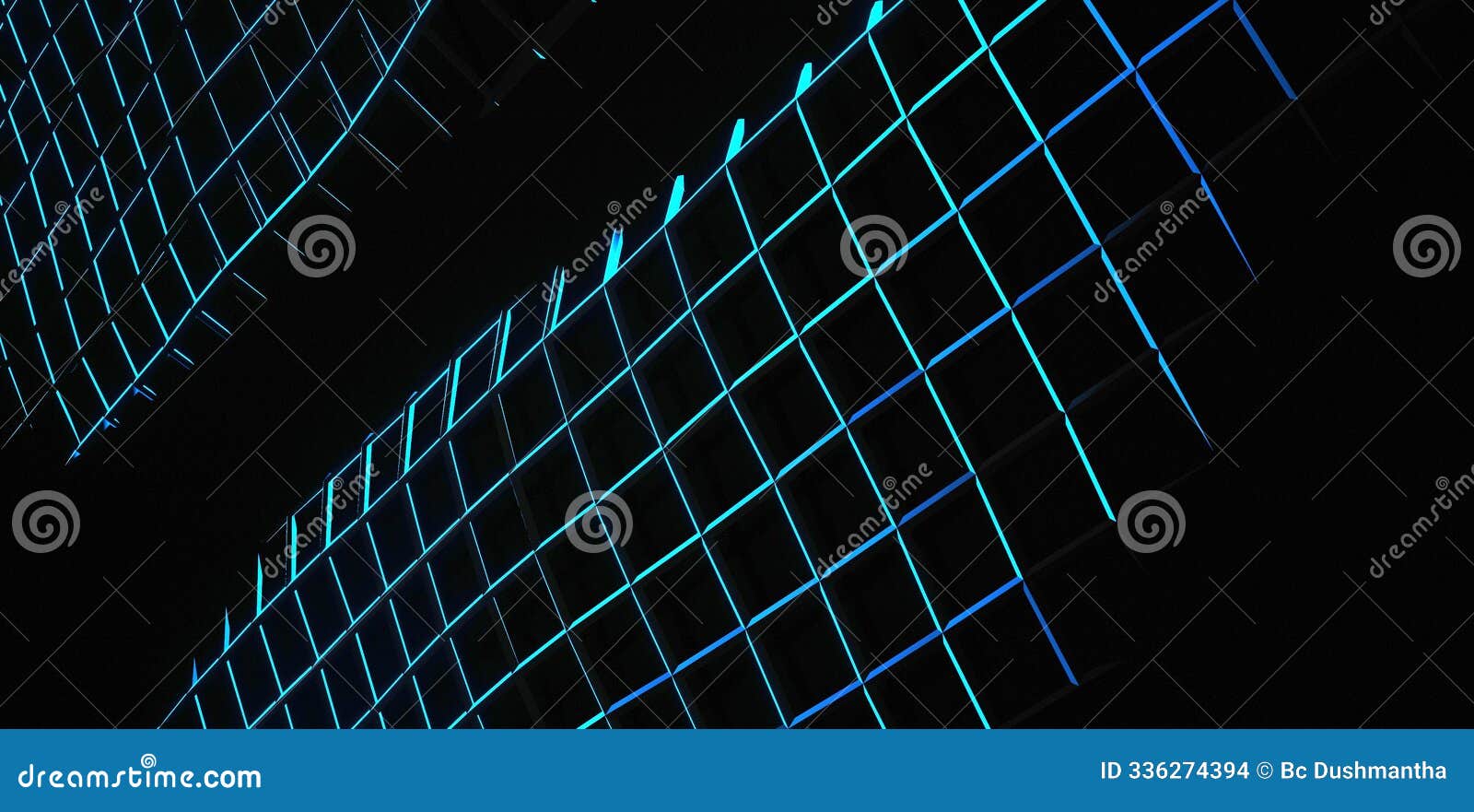 Neon Grid Kosovo: Digital Glowing Map Stock Photography | CartoonDealer ...