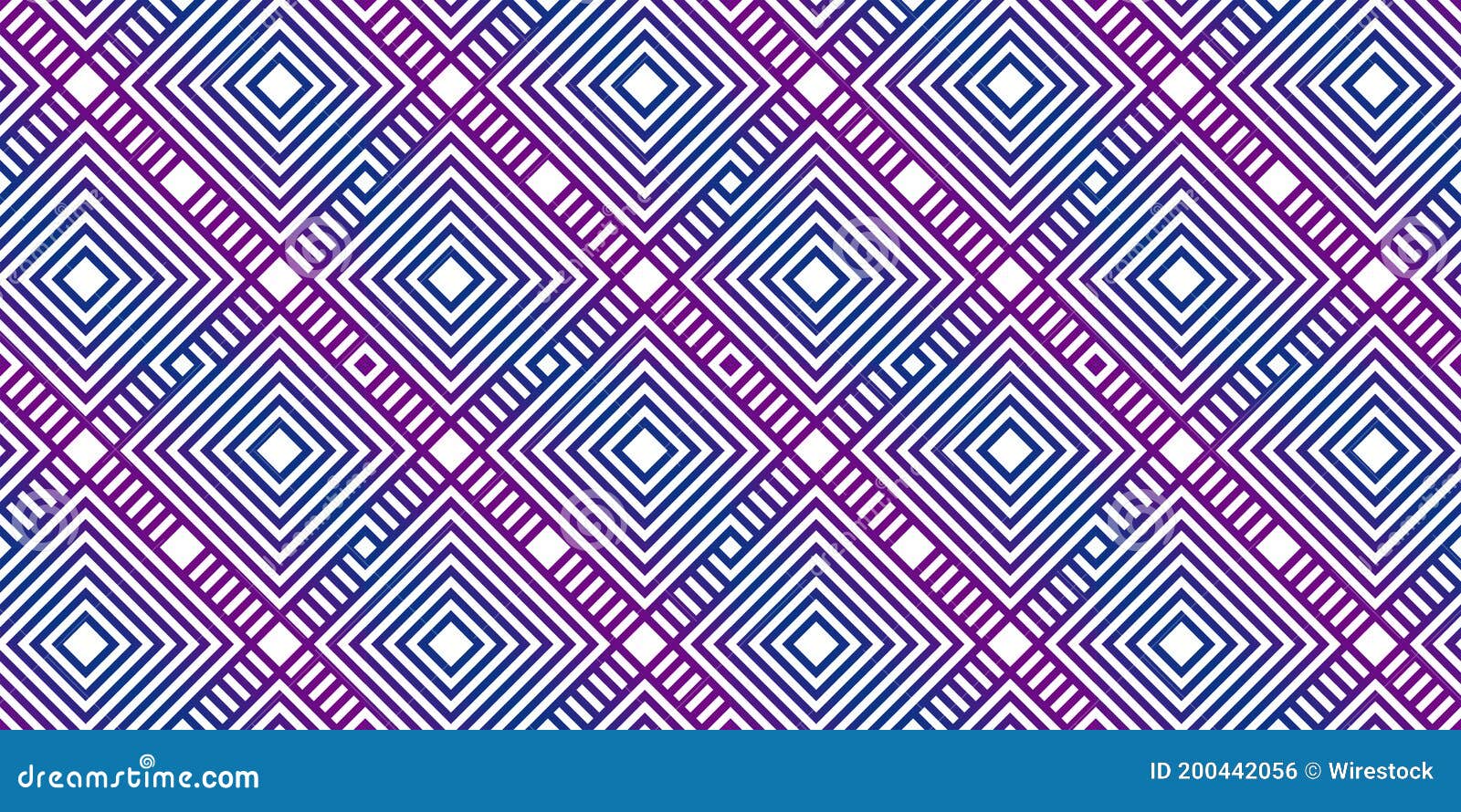 Illustration of Blue and Pink Seamless Pattern with Simple Geometric ...