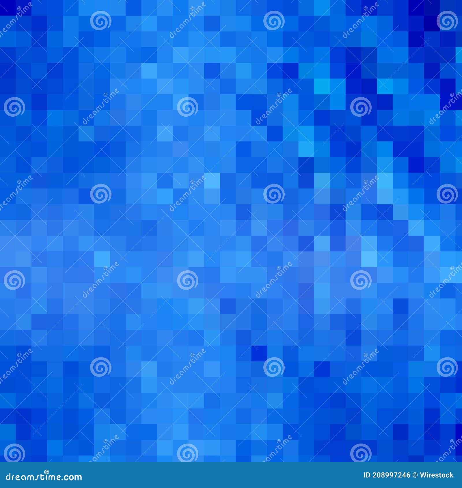Blue Pixels Camouflage Vector Illustration | CartoonDealer.com #89252296