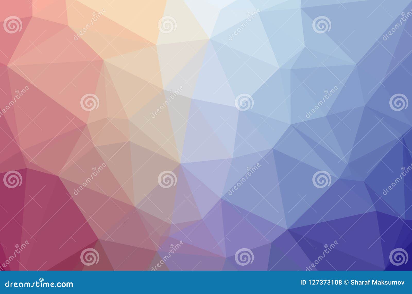 Illustration of Blue Poligon Elegant Multicolor Background. Stock ...