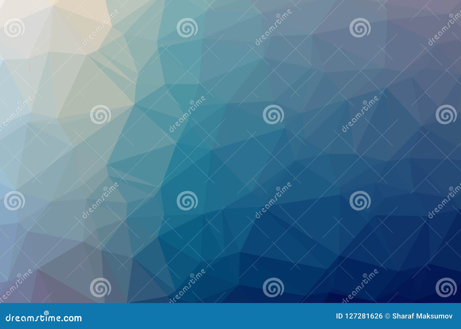Illustration of Blue Poligon Nice Multicolor Background. Stock ...