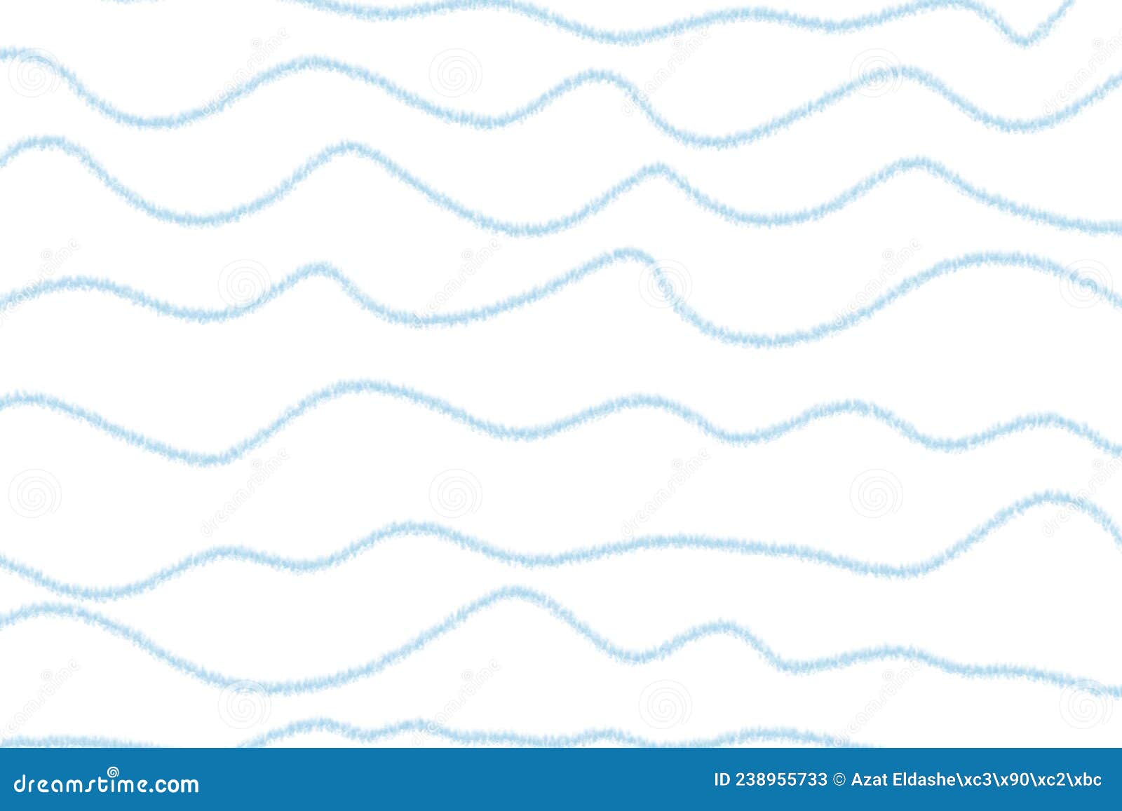Illustration of Blue Uneven Stripes on a White Background Stock ...