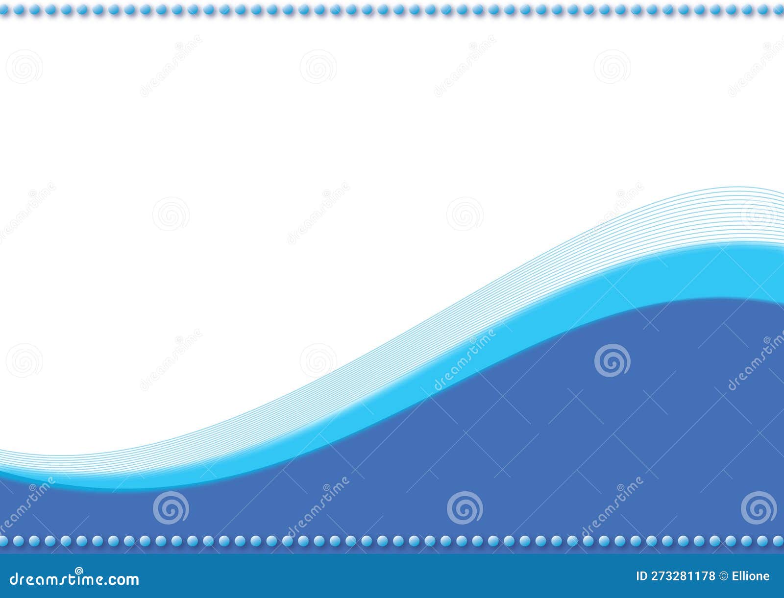 Water Theme Template with White Space. Vector Background. Stock Vector ...