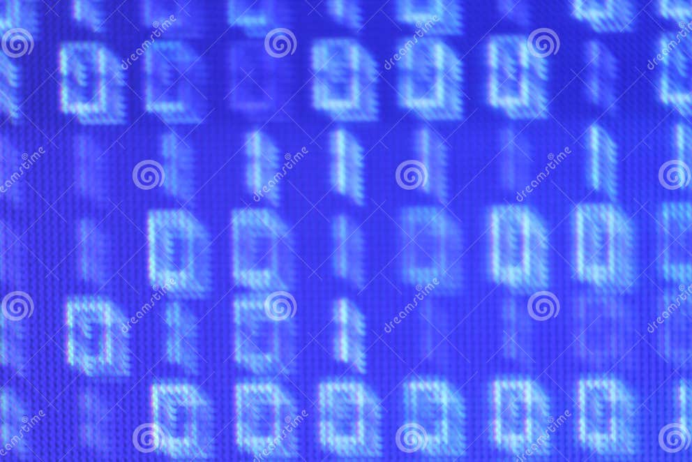 Illustration of the Blurred Digital Background Stock Illustration ...