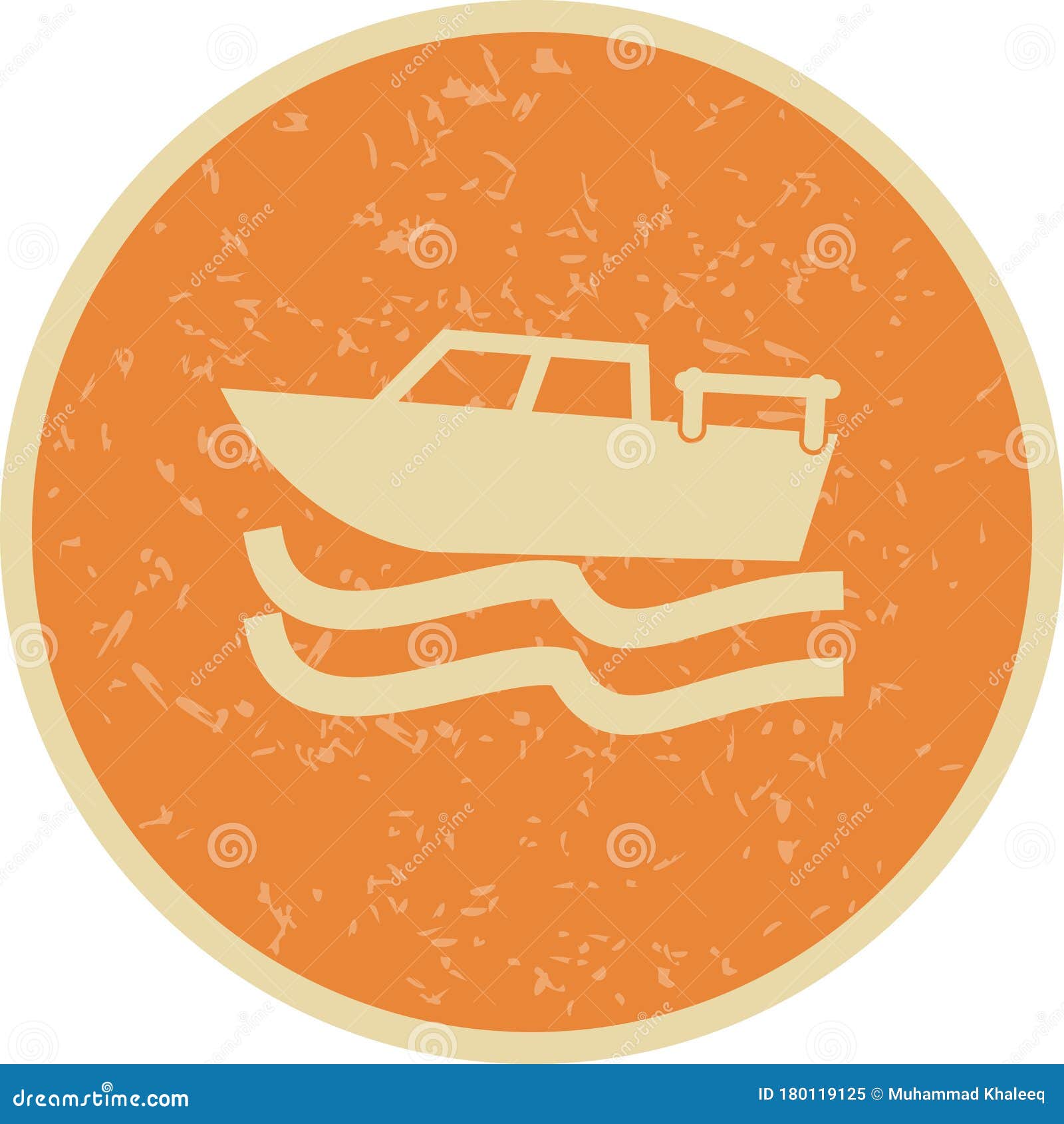 Illustration Boat Icon for Personal and Commercial Use. Stock ...