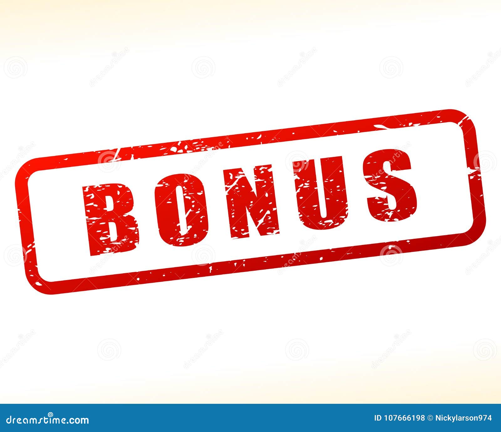 Bonus Stamp on White Background Stock Vector - Illustration of rubber ...