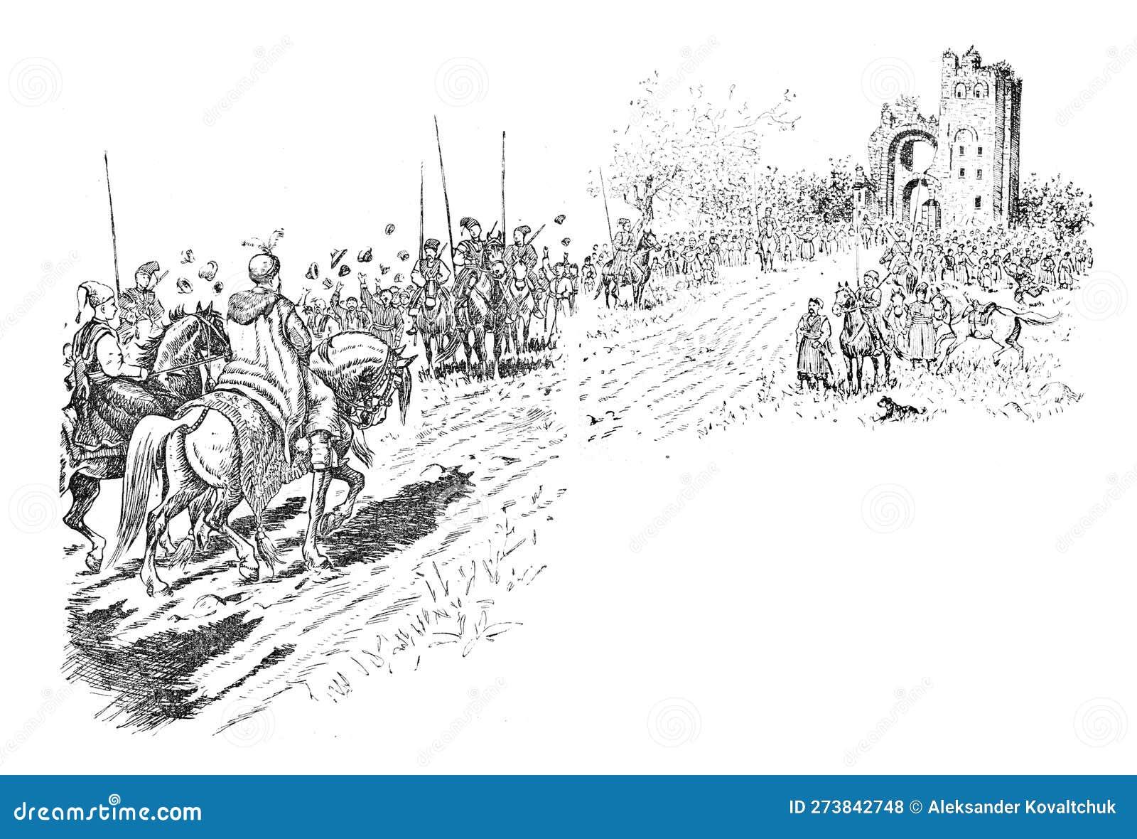 Illustration from the Book Bohdan Khmelnytskyi, M. Starytskyi Stock ...