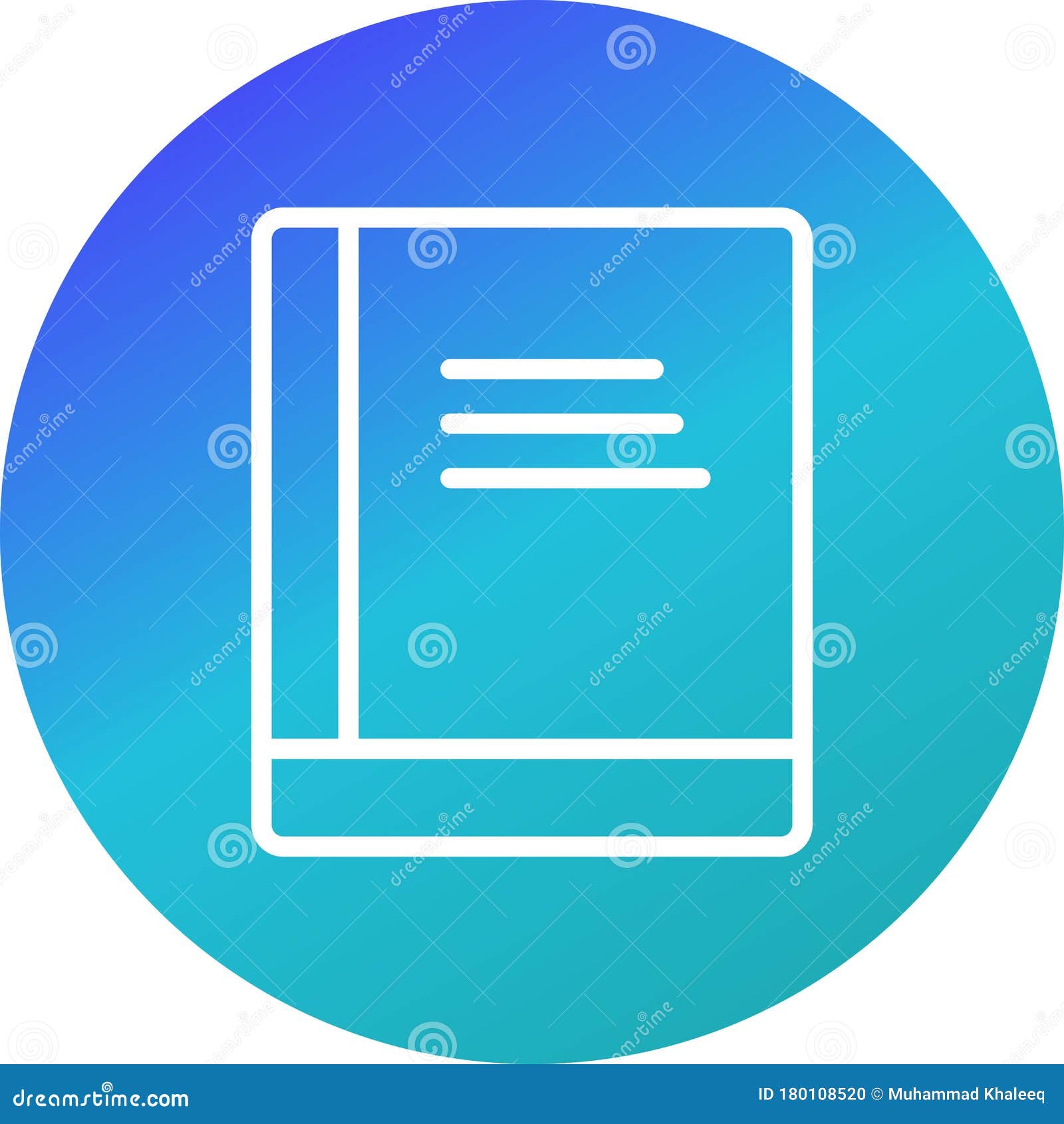 Illustration Book Icon for Personal and Commercial Use. Stock ...