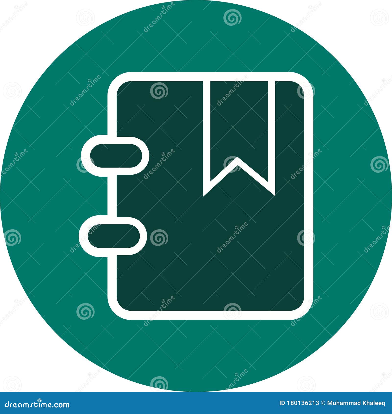 Illustration Bookmarked Icon for Personal and Commercial Use. Stock ...