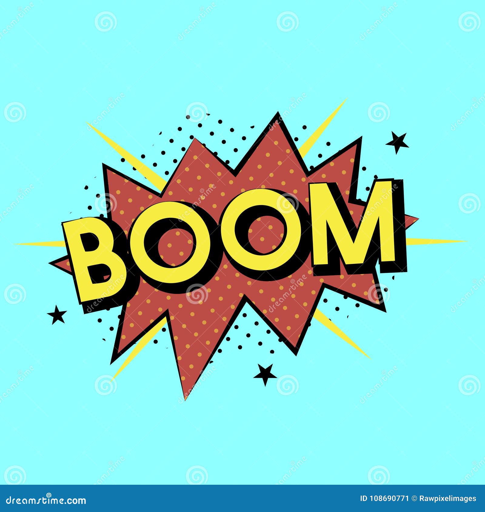 Illustration of Boom Explosion Vector Stock Illustration - Illustration ...