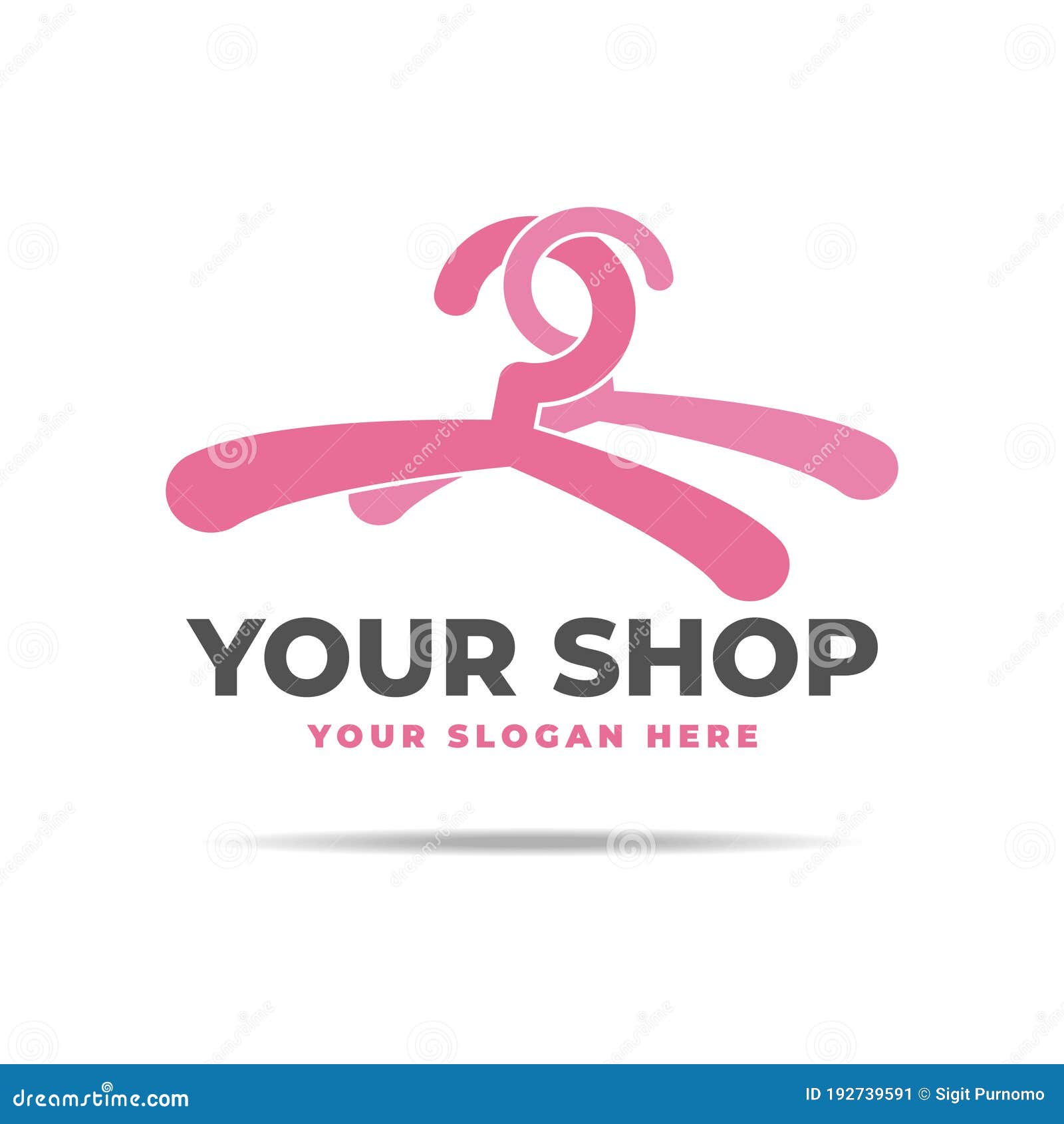 Illustration of Botique Logo Design Stock Vector - Illustration of ...