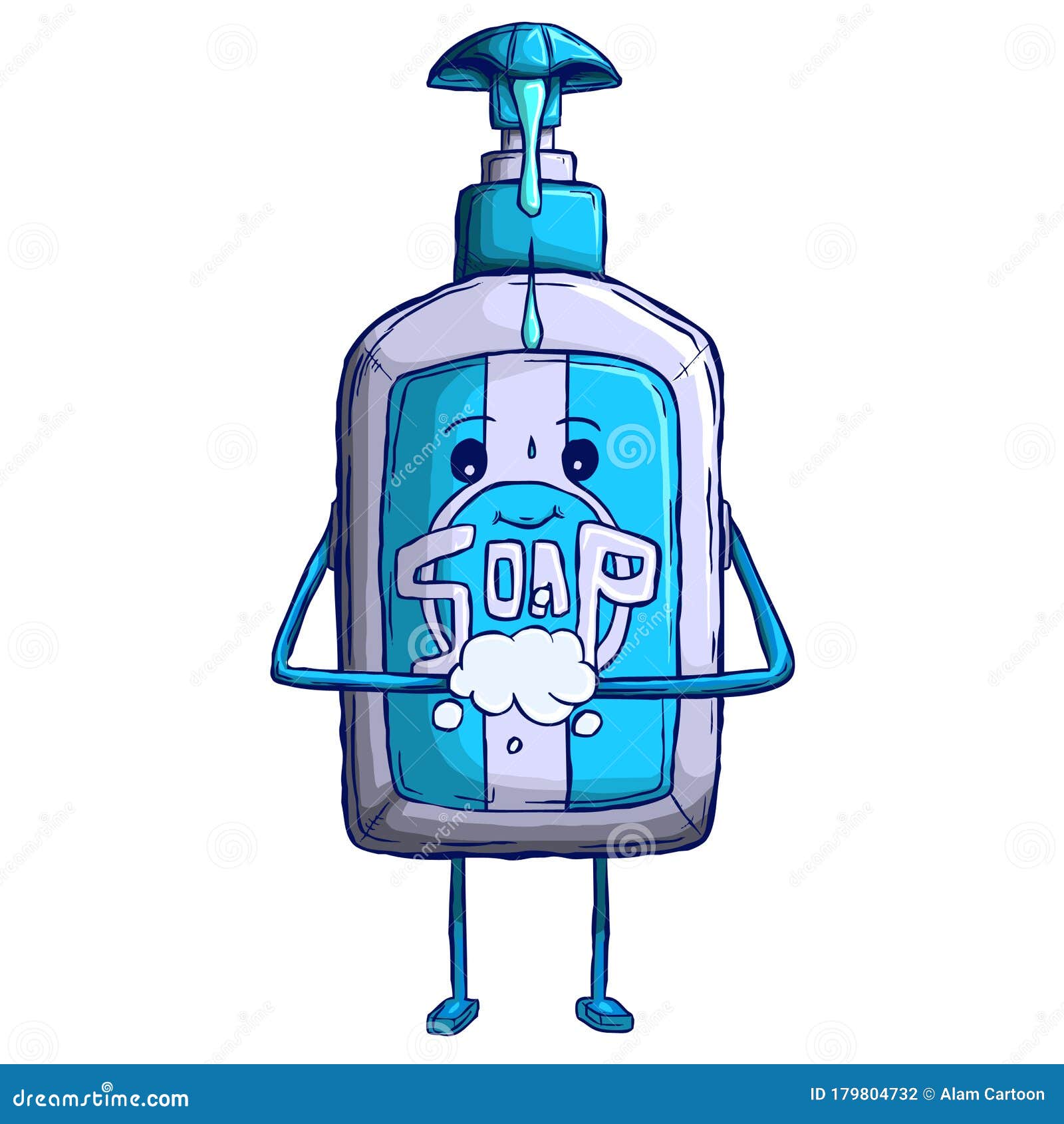 Illustration of Bottle Soapman Artwork 1 Stock Vector - Illustration of ...