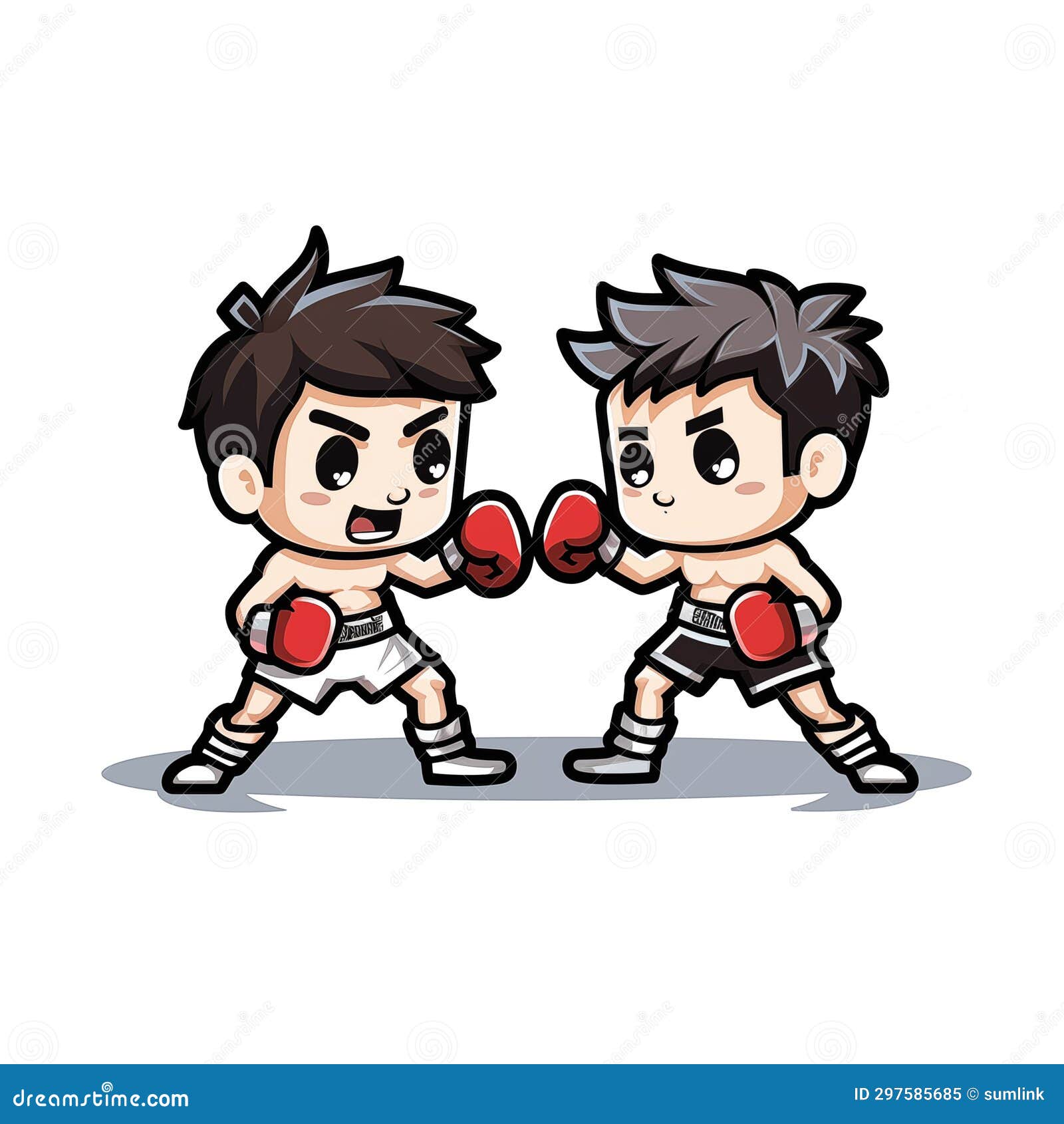 Boxer Fighting Stance Cartoon Royalty-Free Stock Photography ...