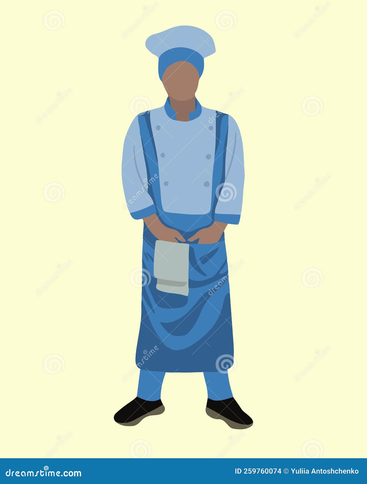 Illustration of a Boy Cook. Stock Vector - Illustration of isolated ...