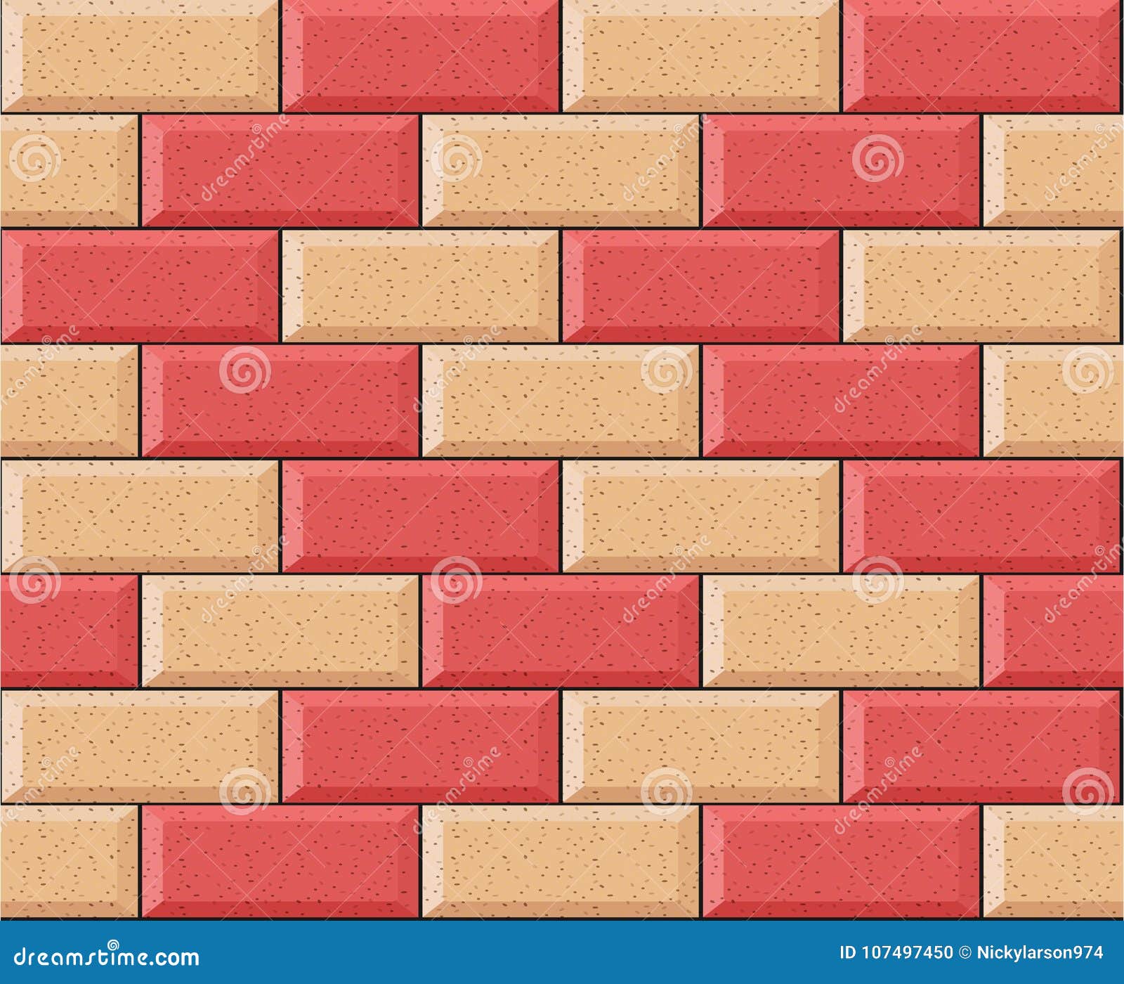 Bricks background concept stock vector. Illustration of construction ...