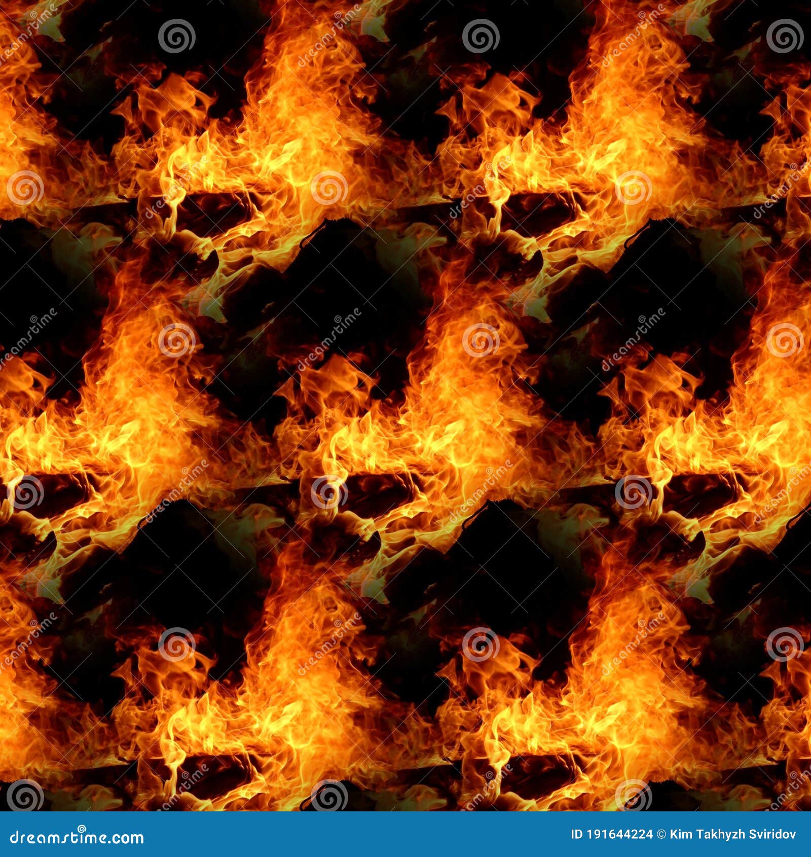 Illustration Bright Background of a Fiery Flame of Fire Stock ...