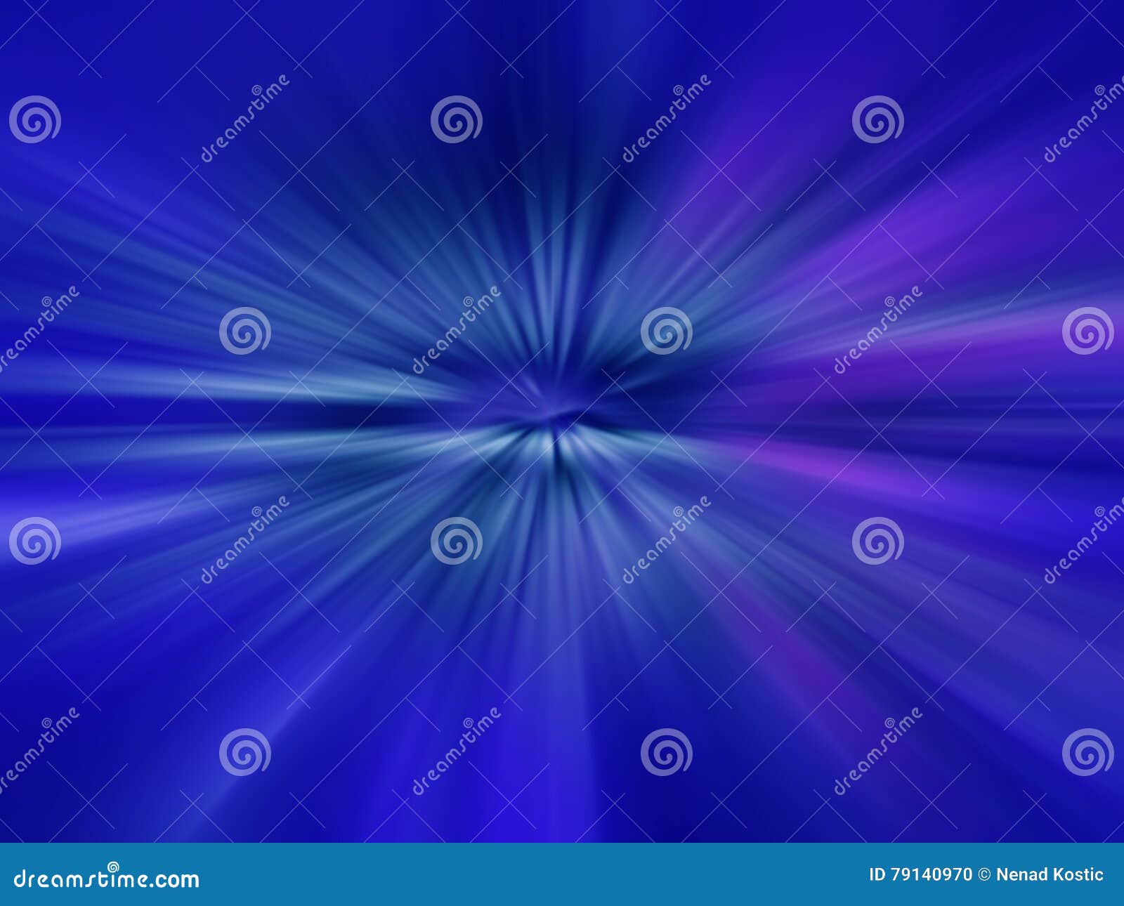 Illustration of Bright Flash, Explosion or Burst on the Blue Background ...