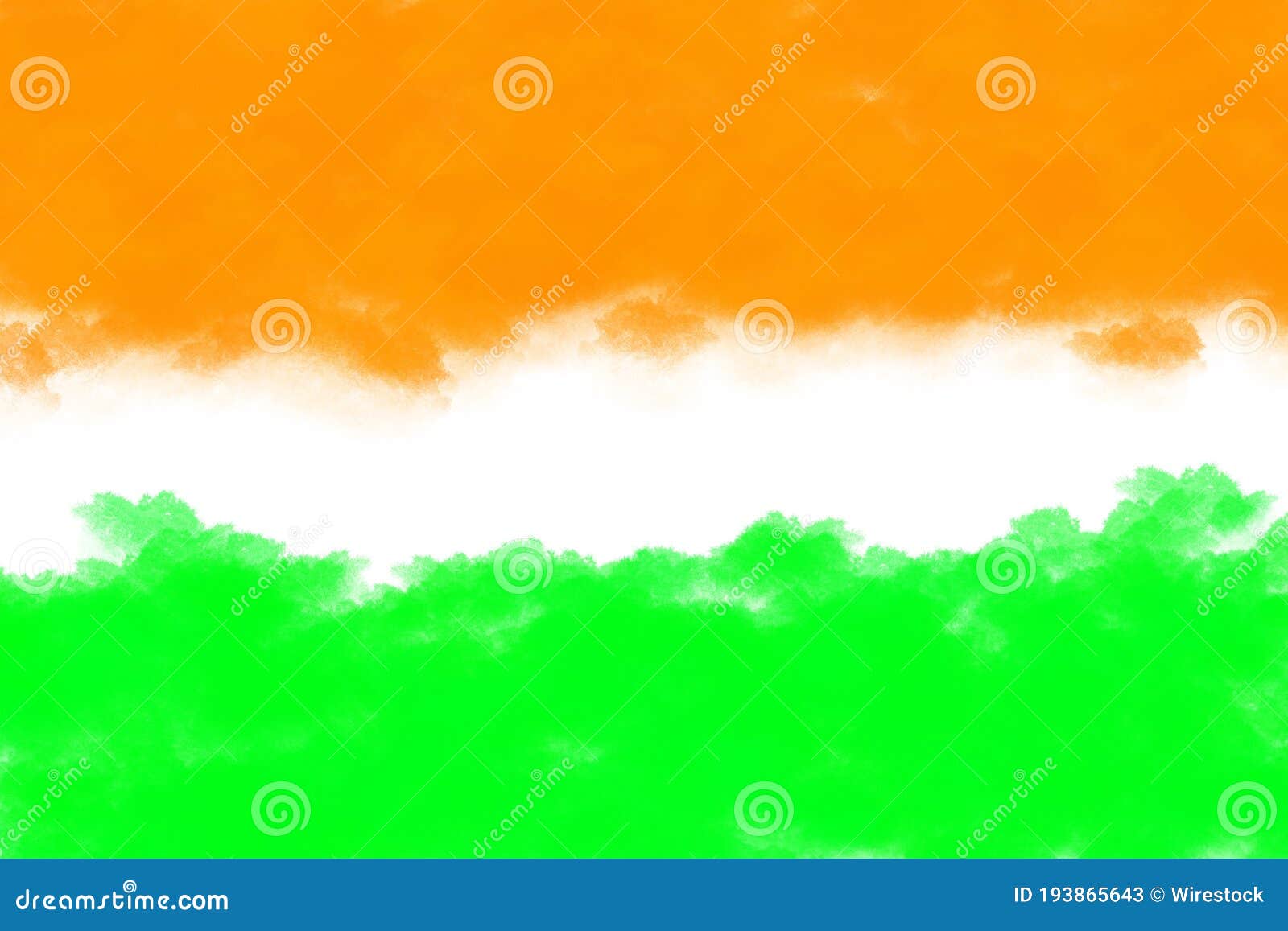Illustration of the Bright Indian Flag Colors Stock Illustration ...