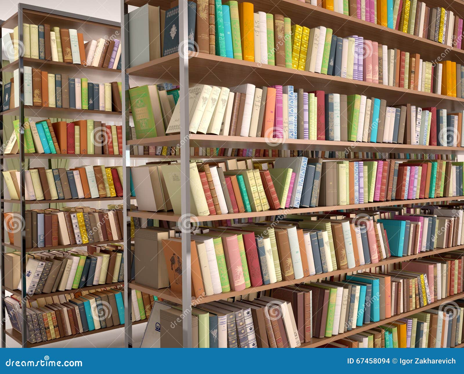 Illustration of Bright and Modern Books Stock Illustration ...