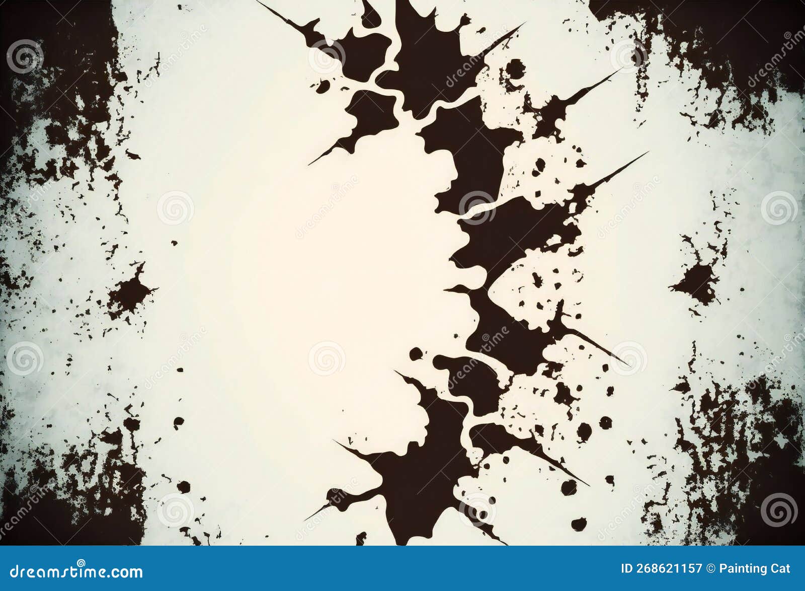 Broken Plaster Wall Worn Damask Patter, Digital Illustration Painting ...