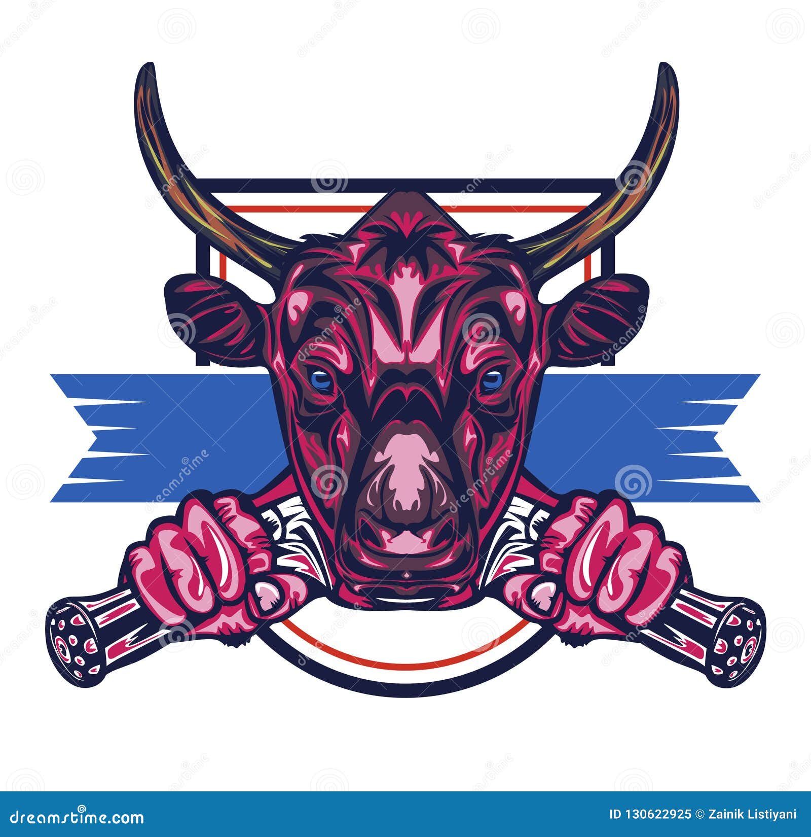 Illustration of Buffalo Badge Stock Vector - Illustration of ...