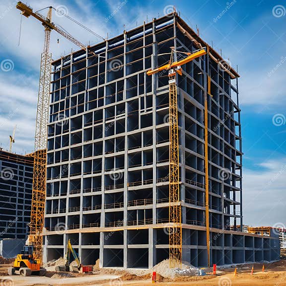 Construction Site Engineering, Industrial Development, and Buildings Currently Under ...