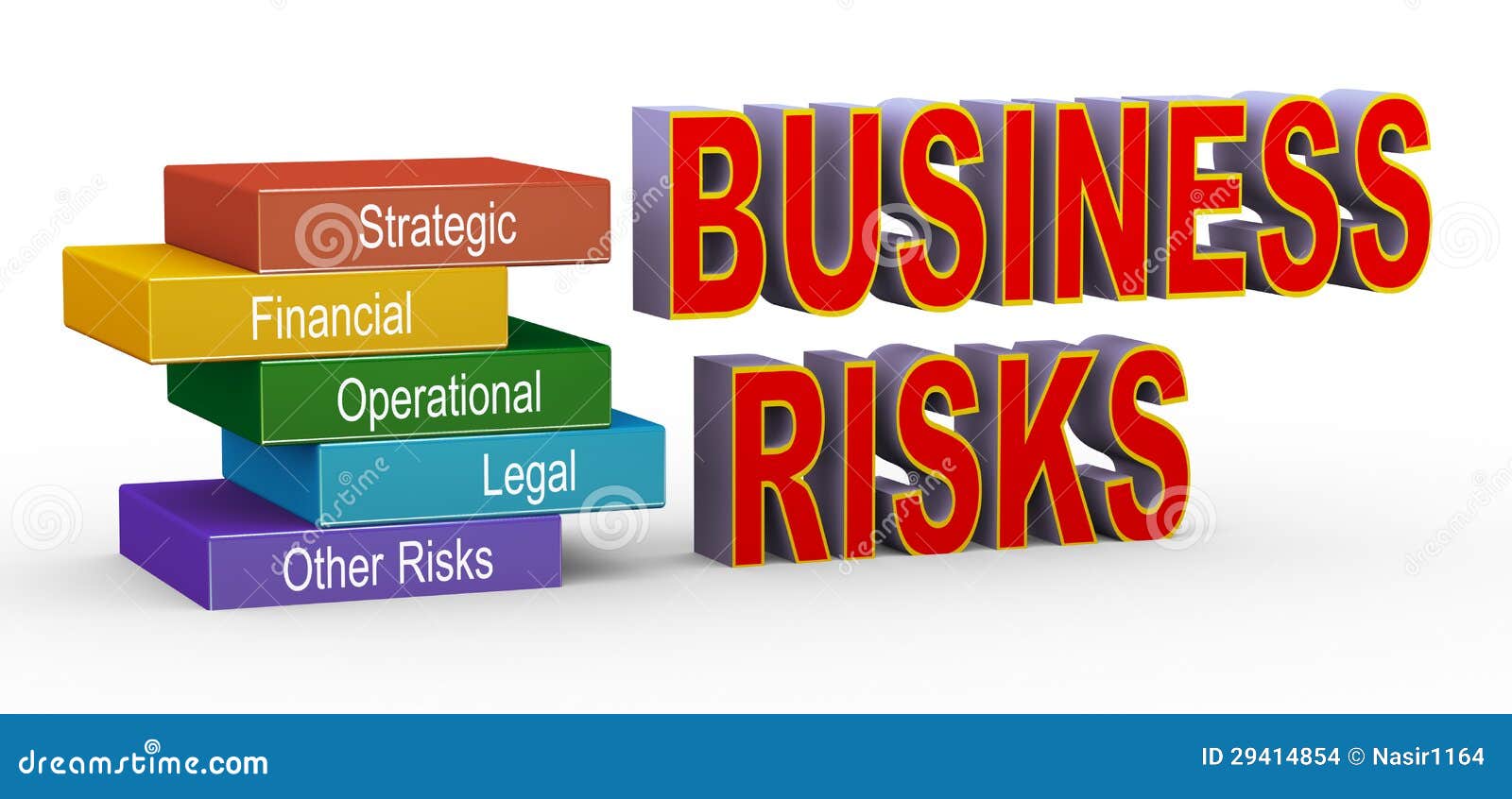 Illustration of Business Risks Management Stock Illustration ...