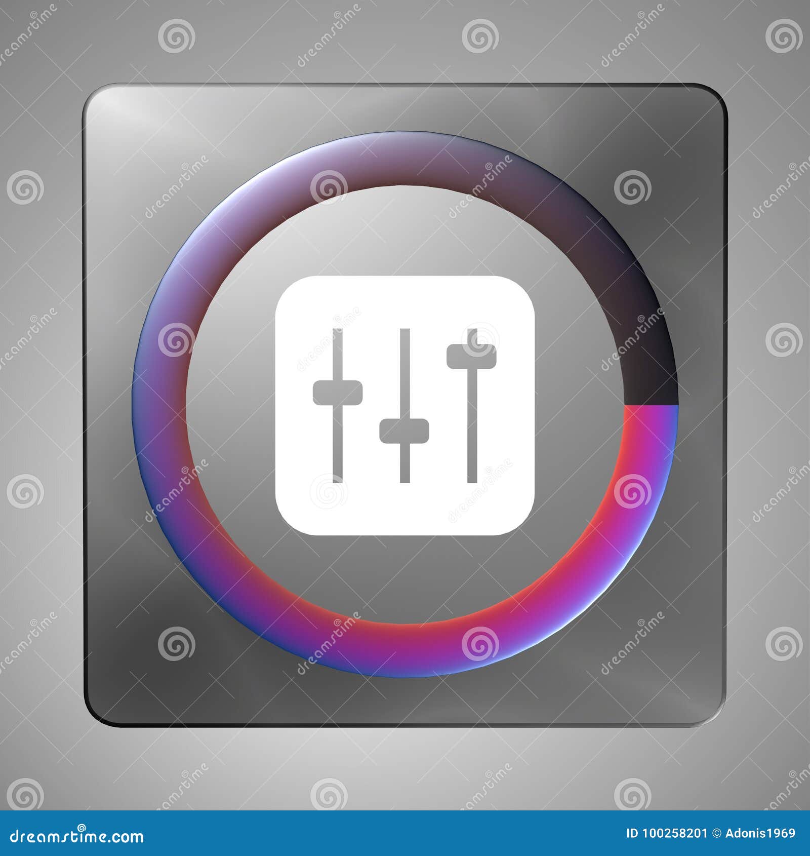 Media control button stock illustration. Illustration of control ...