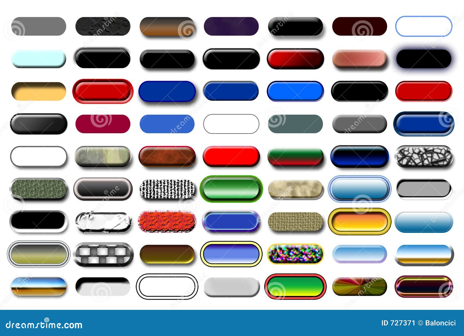 Illustration buttons 05 stock illustration. Illustration of collection ...