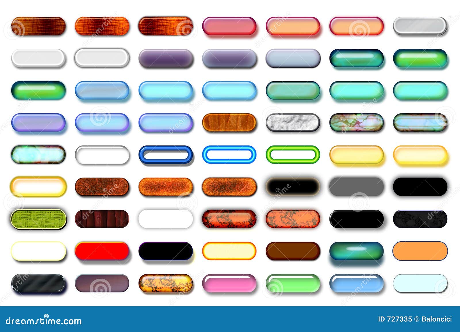Illustration buttons 08 stock illustration. Illustration of colorful ...