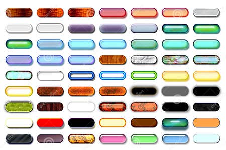 Illustration buttons 08 stock illustration. Illustration of colorful ...