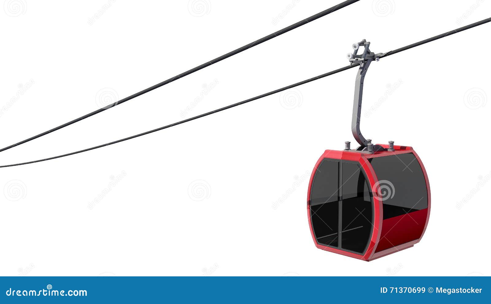Illustration of Cableway stock illustration. Illustration of cable ...