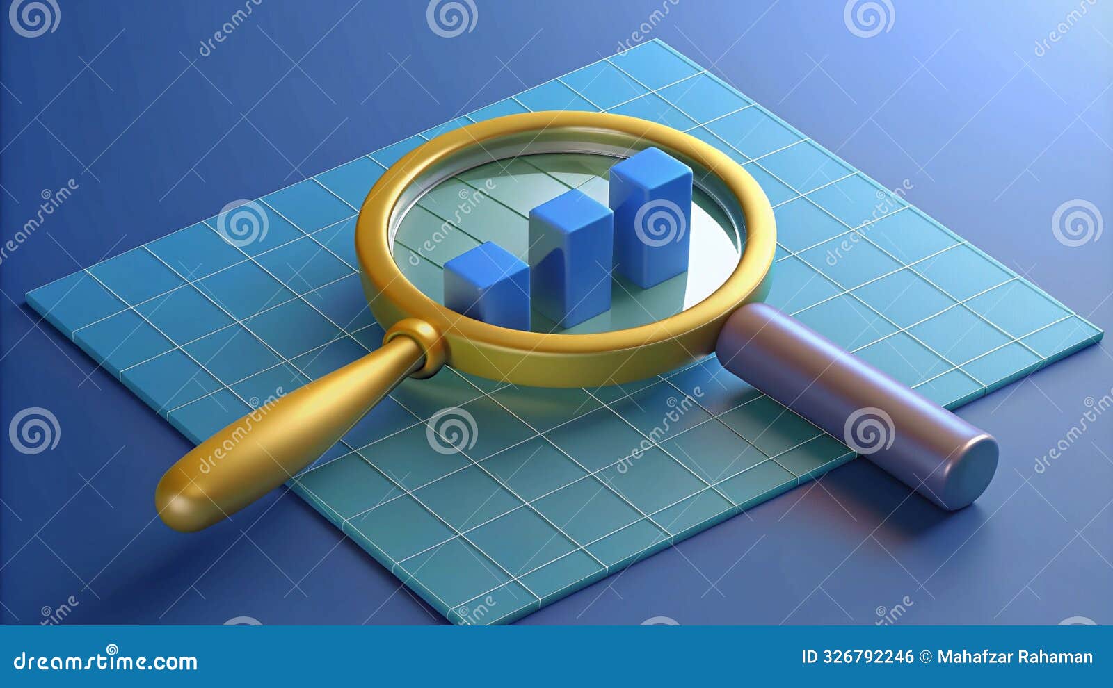 Analytical Clarity: a Closer Look at Data Stock Illustration ...