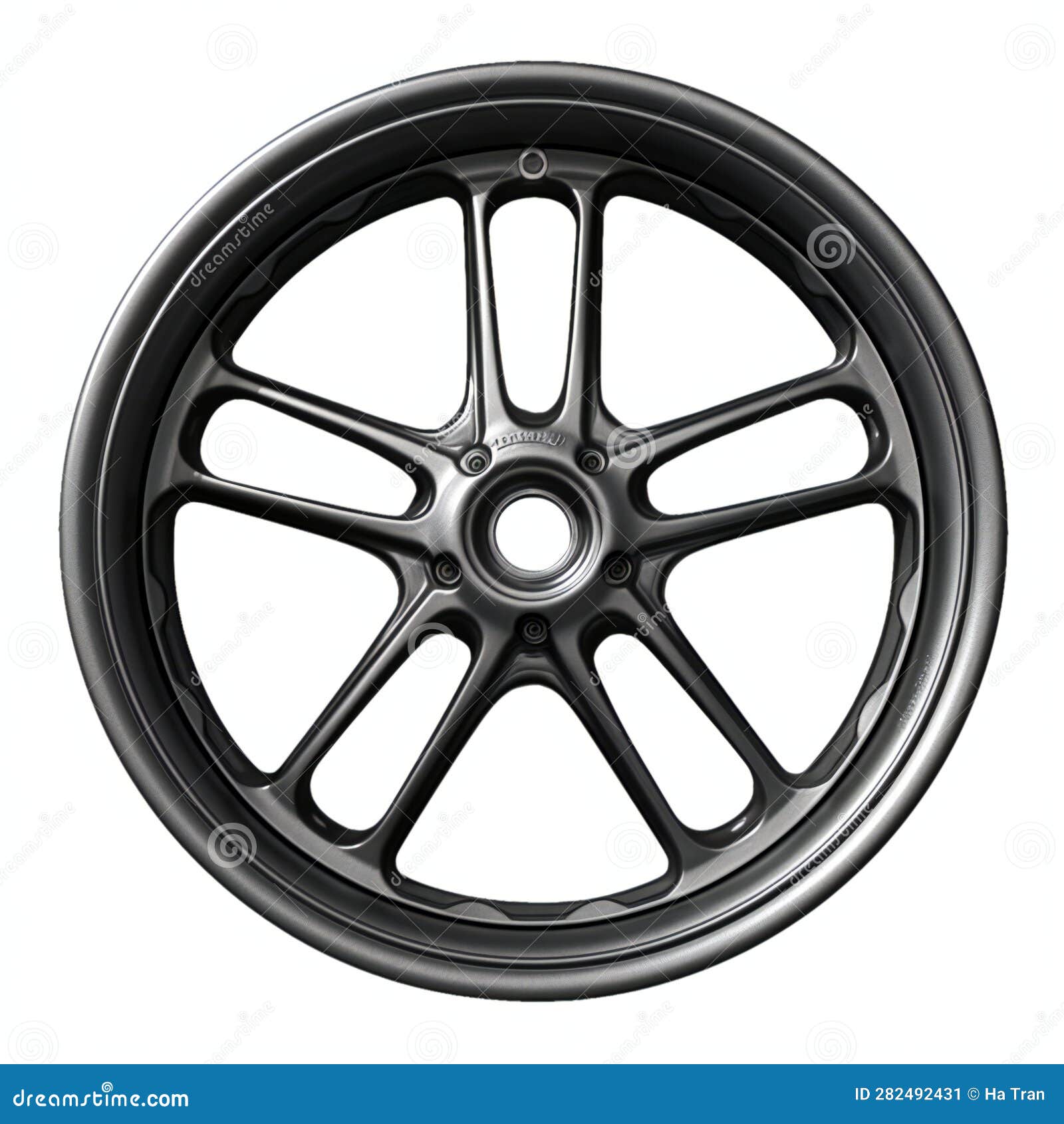 Car Wheel on a White Background Stock Illustration - Illustration of ...