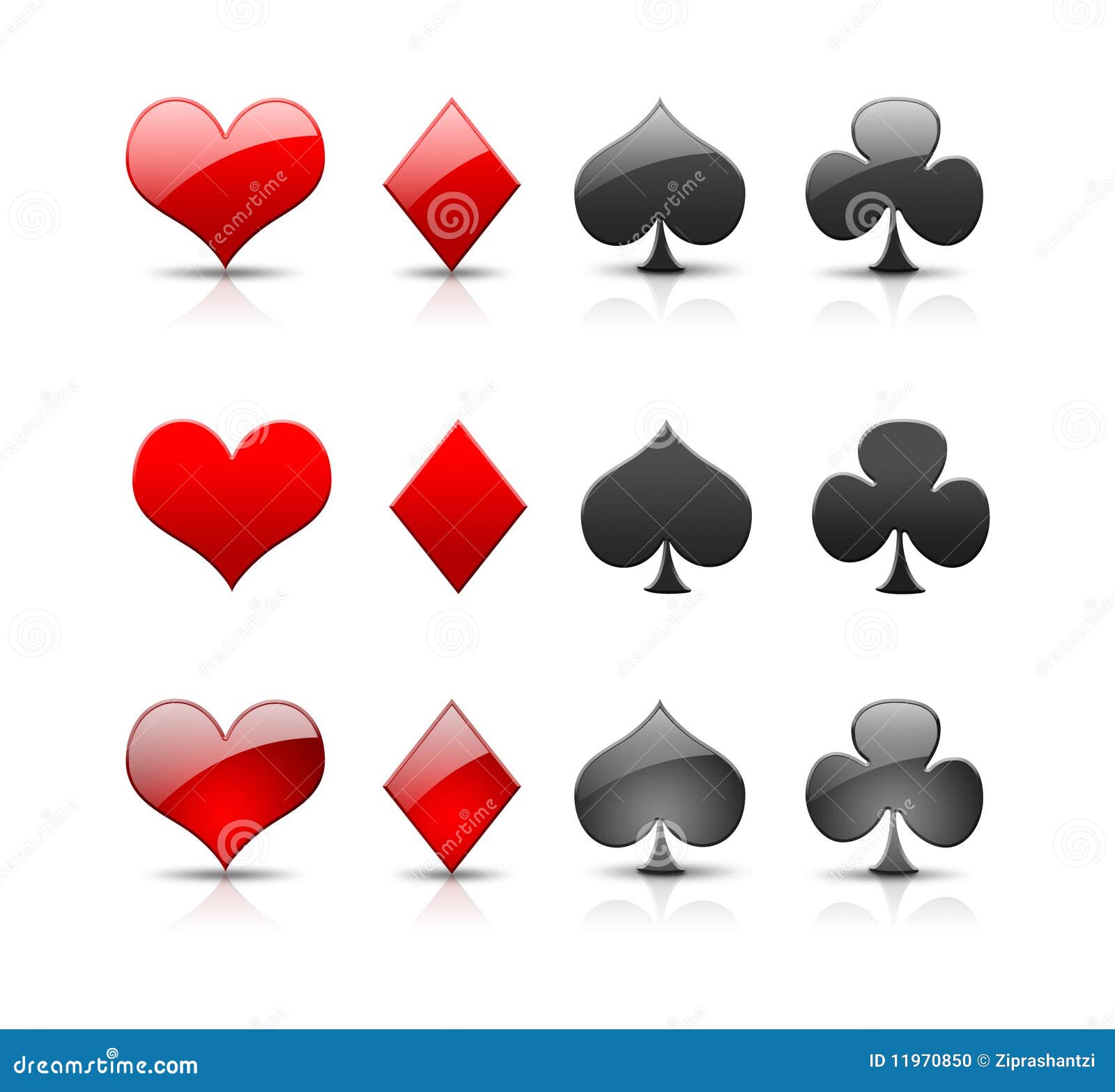 Illustration for Card Symbols Stock Illustration - Illustration of ...