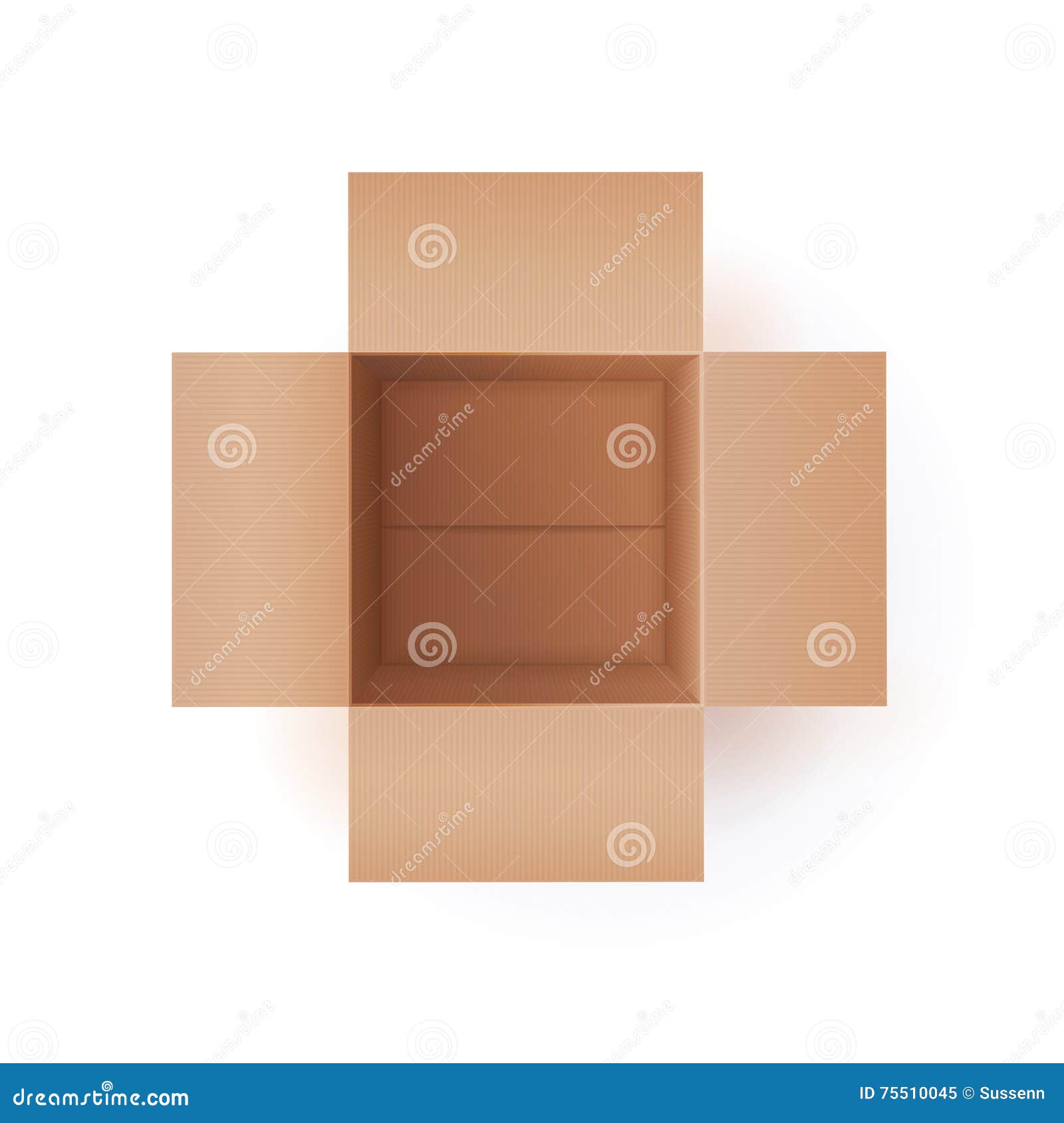 Illustration of Cardboard Box Stock Vector - Illustration of business ...