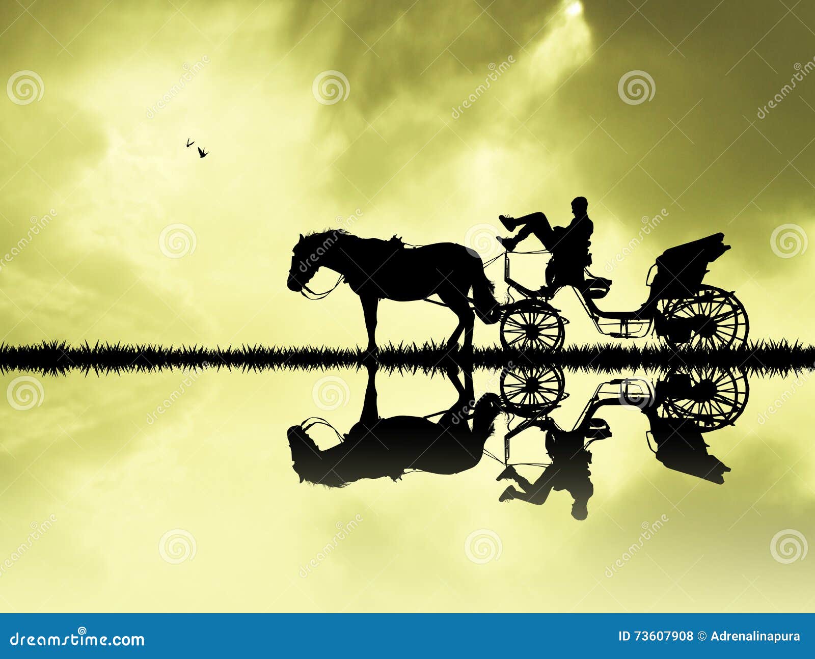 Illustration of Carriage Ride Stock Illustration - Illustration of ...
