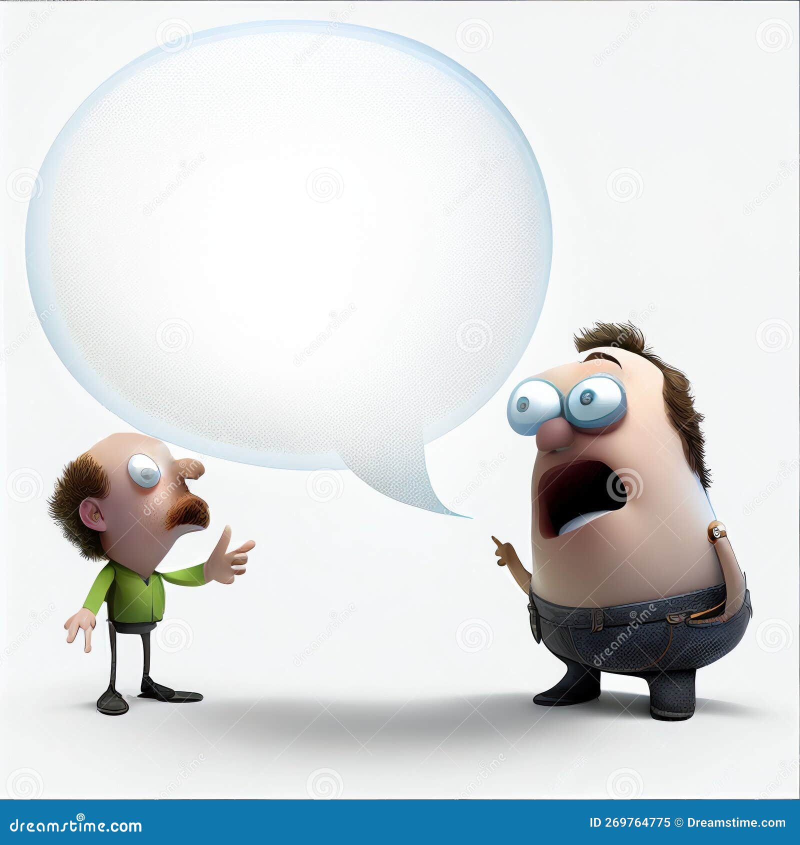 Illustration Cartoon with Bubble Talk for Artwork Designs Created with ...