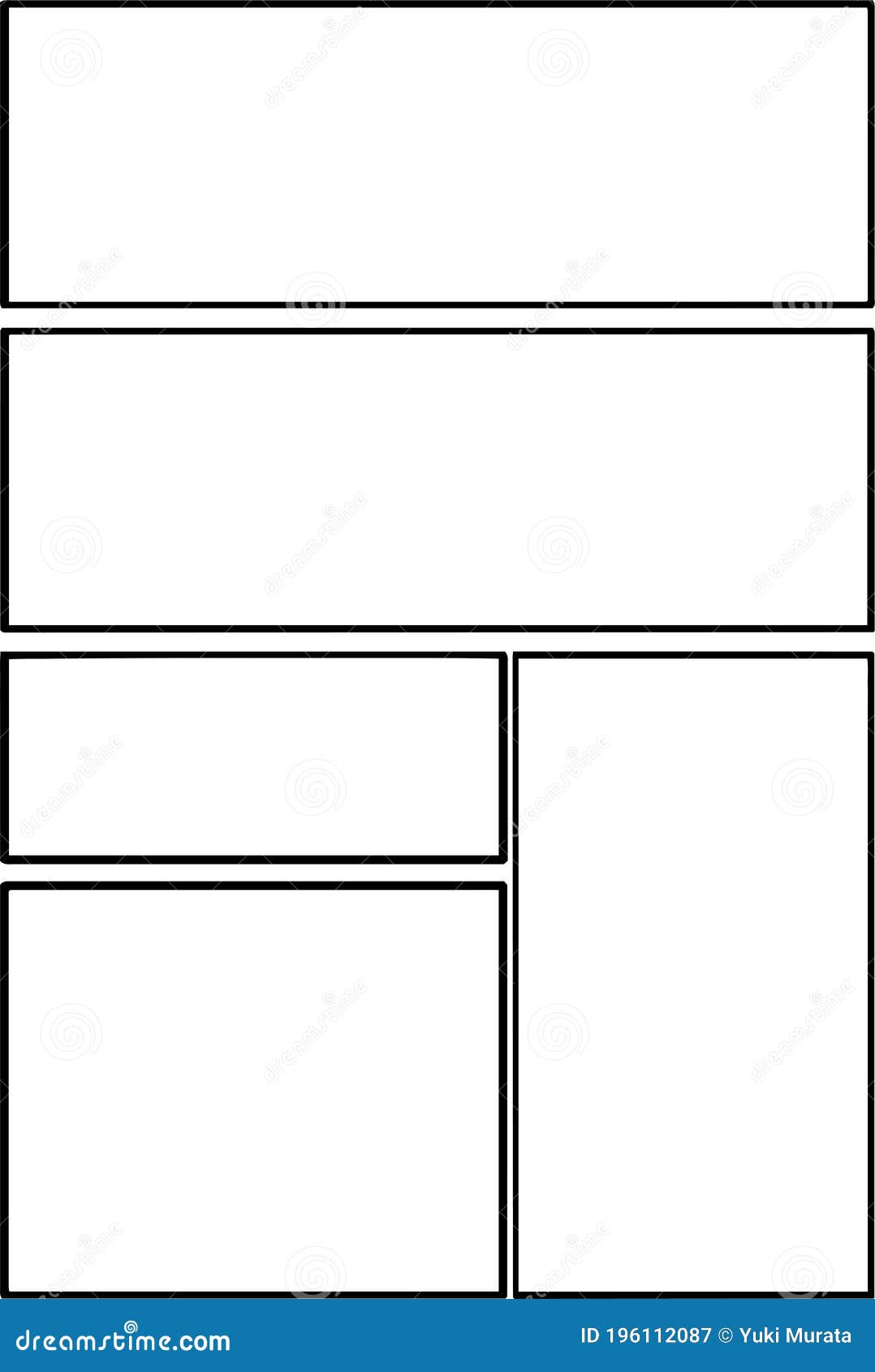 Illustration of a Cartoon Frame Outline Stock Vector - Illustration of ...