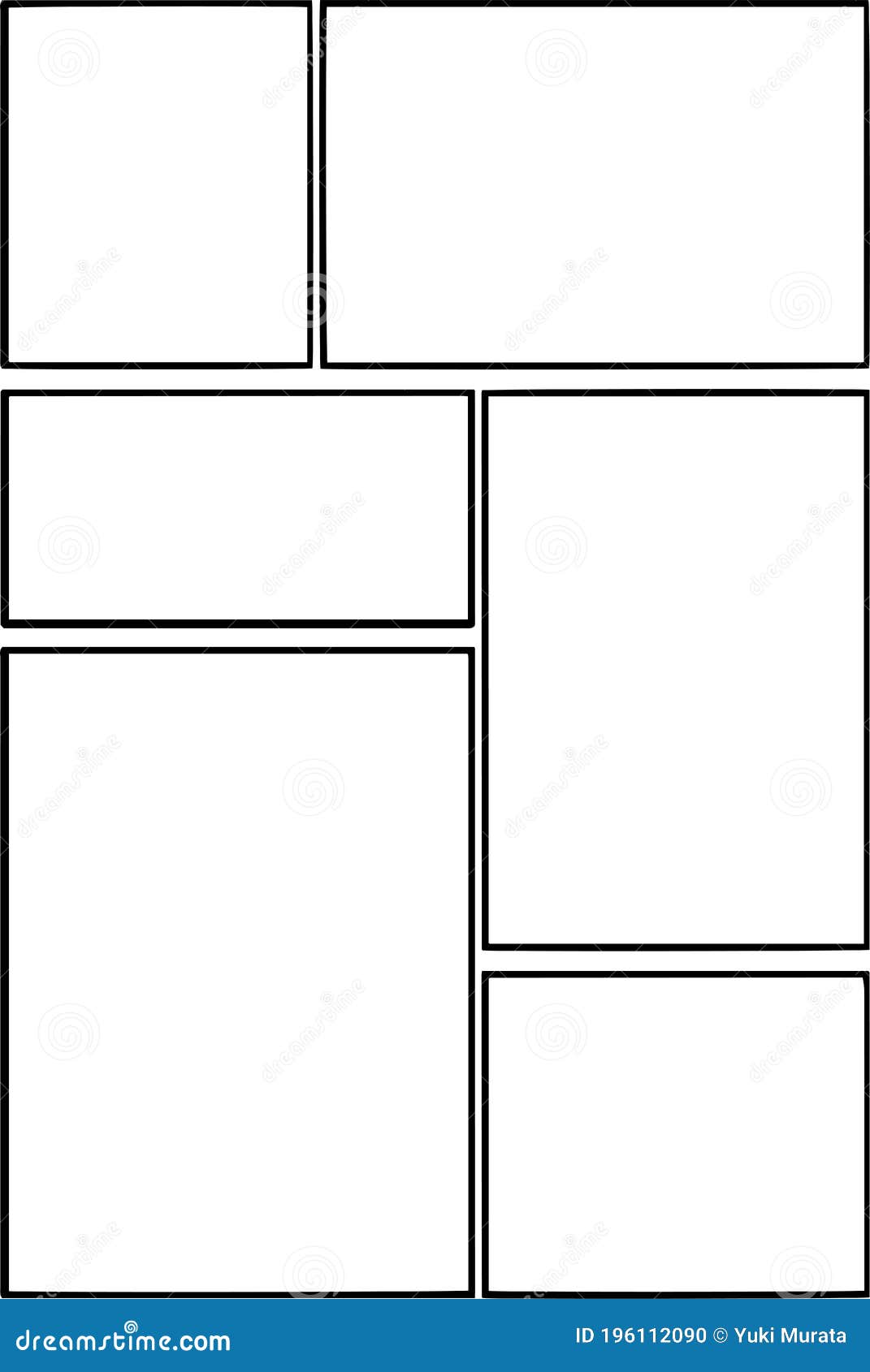 Illustration of a Cartoon Frame Outline Stock Vector - Illustration of ...