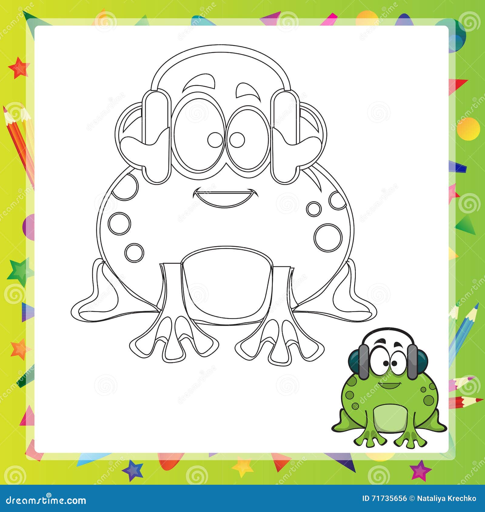 Illustration of Cartoon Frog Stock Vector - Illustration of graphic ...