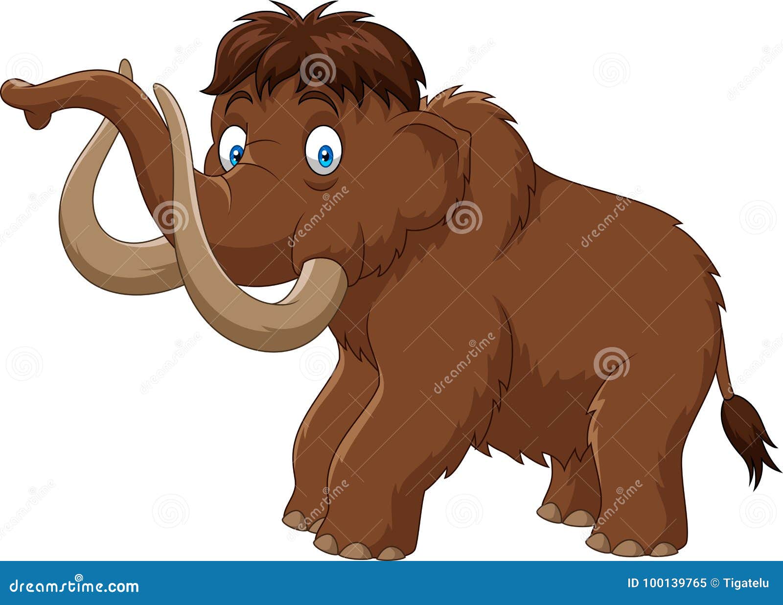 Cartoon Mammoth And Net. Alphabet Tracing Worksheet: Writing A-Z And ...