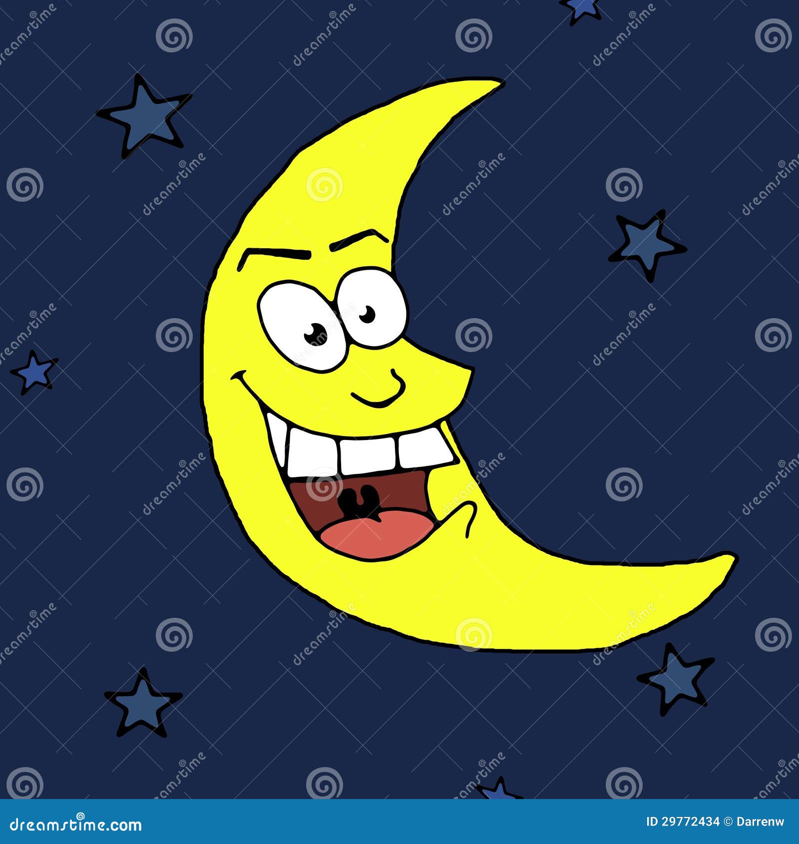 Cartoon Moon Stock Images - Image: 29772434