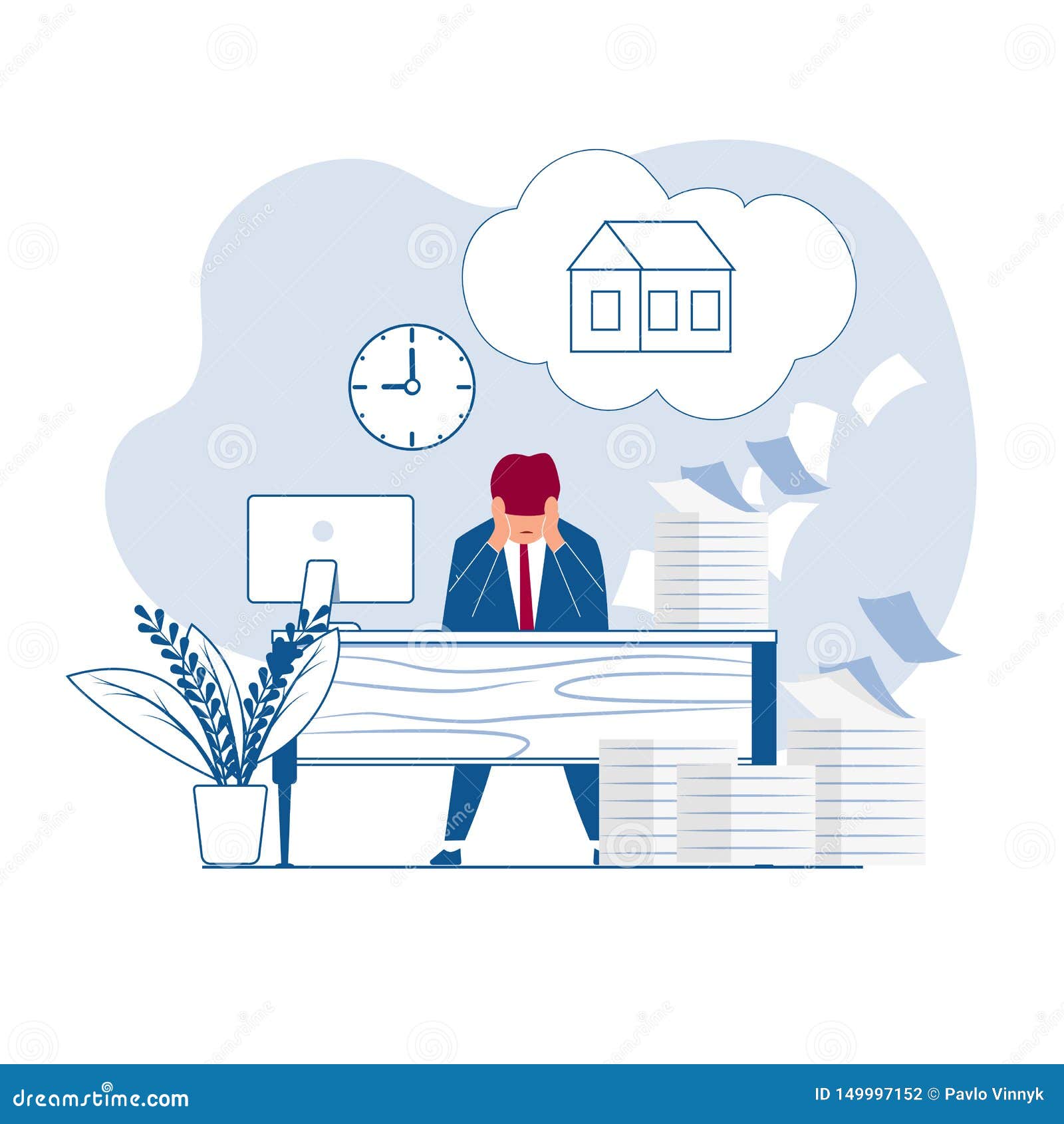 Office Situation Stock Illustration | CartoonDealer.com #8120410 Office Situation Stock Illustration | CartoonDealer.com #8120410