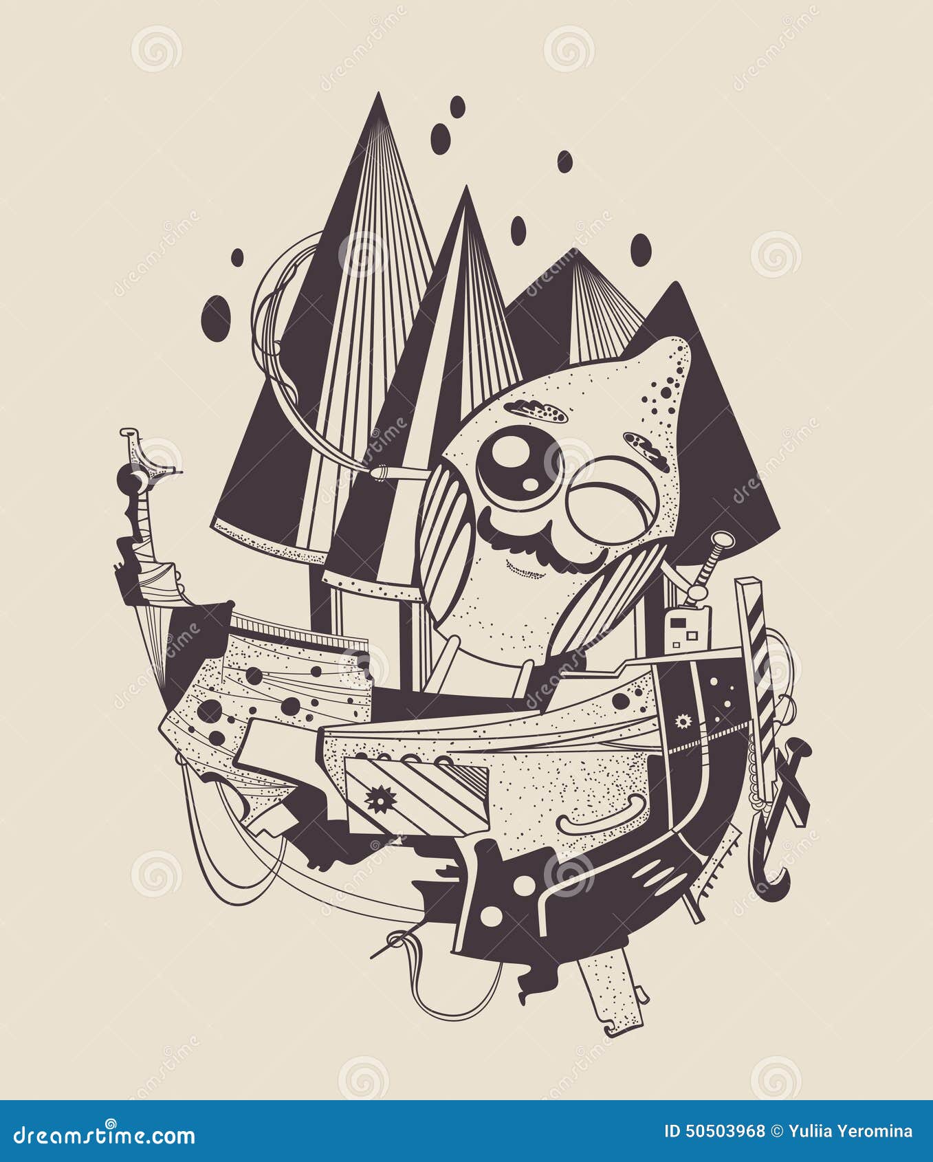 Illustration of Cartoon Sailor-lemon Stock Vector - Illustration of ...