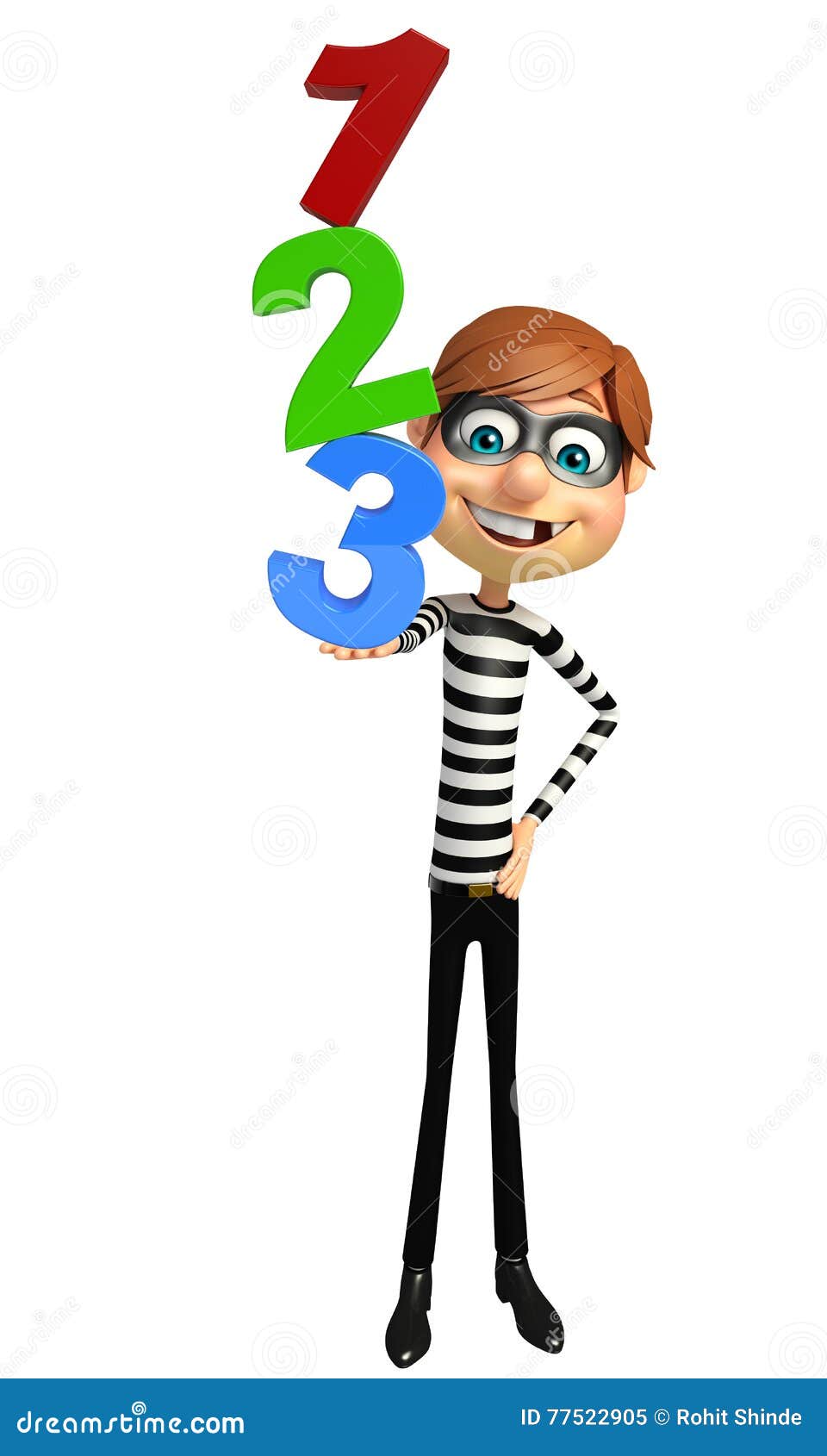 Illustration of Cartoon Thief Stock Illustration - Illustration of ...