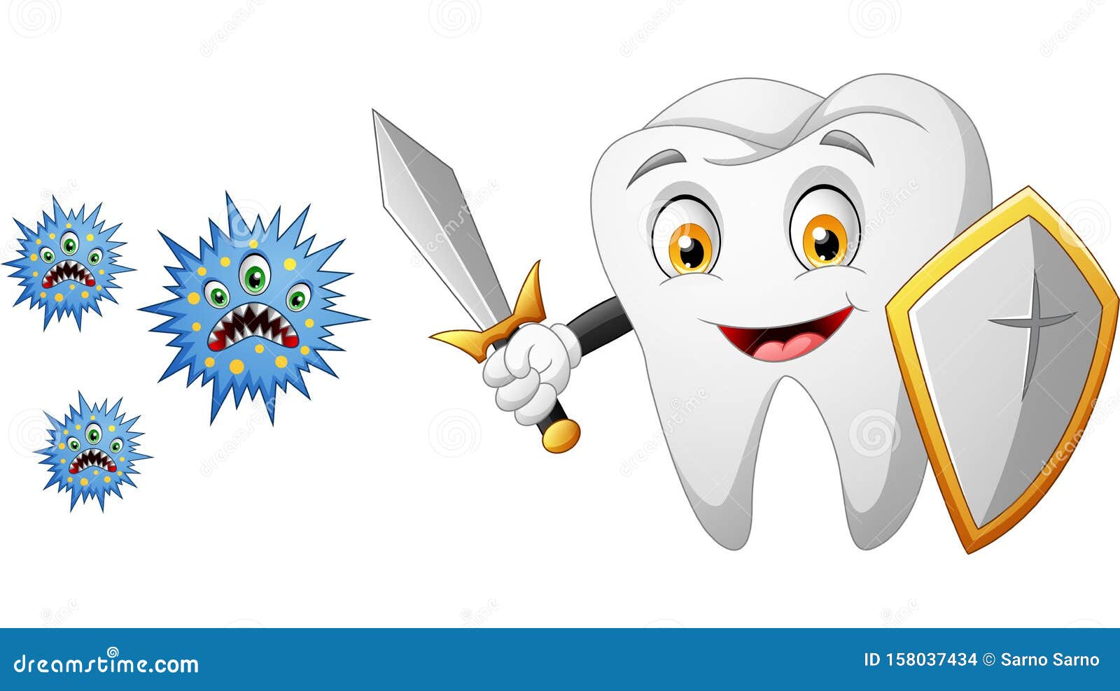 Tooth Germ Vector Illustration | CartoonDealer.com #18914016