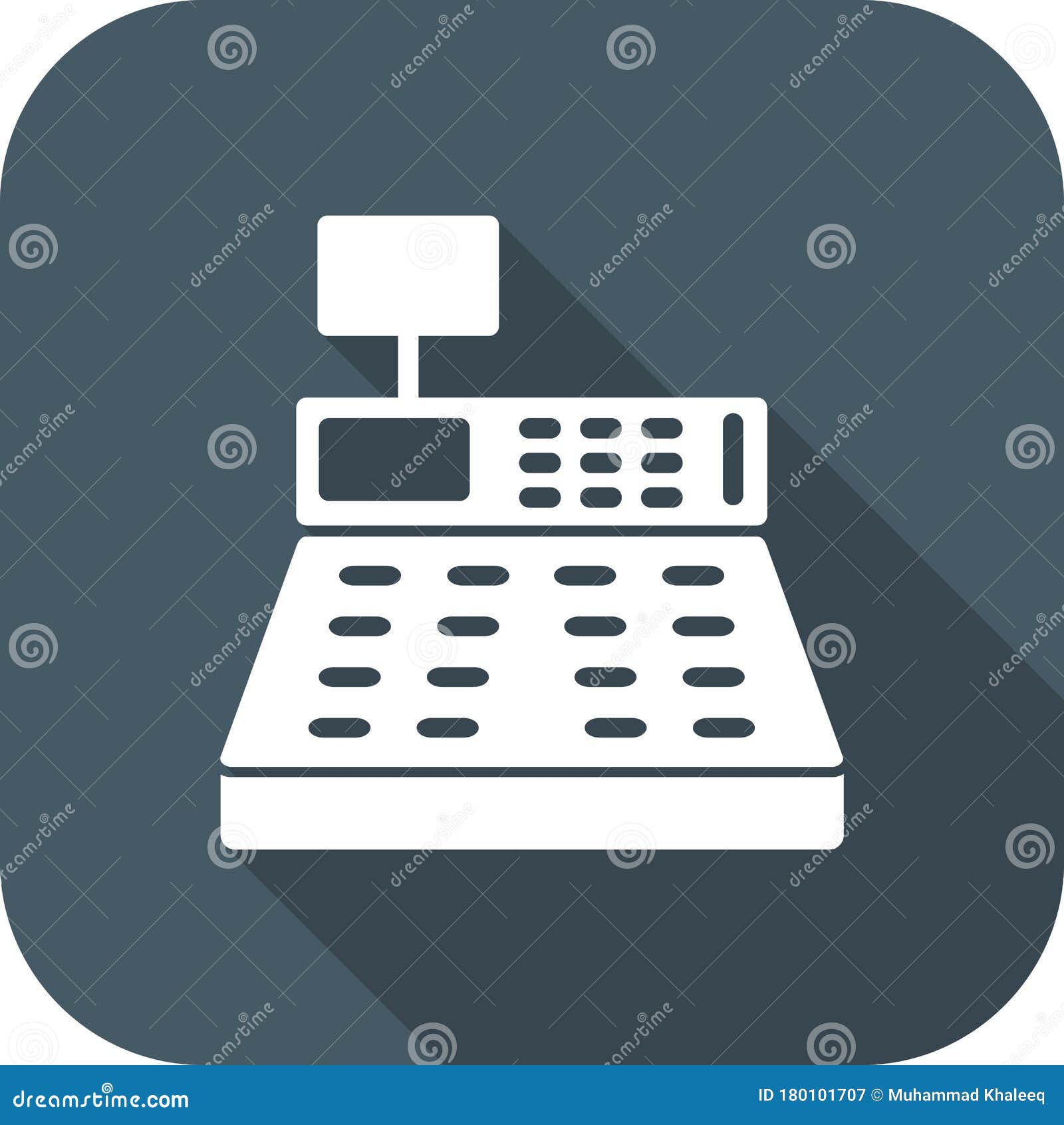 Illustration Cash Counter Icon for Personal and Commercial Use. Stock ...