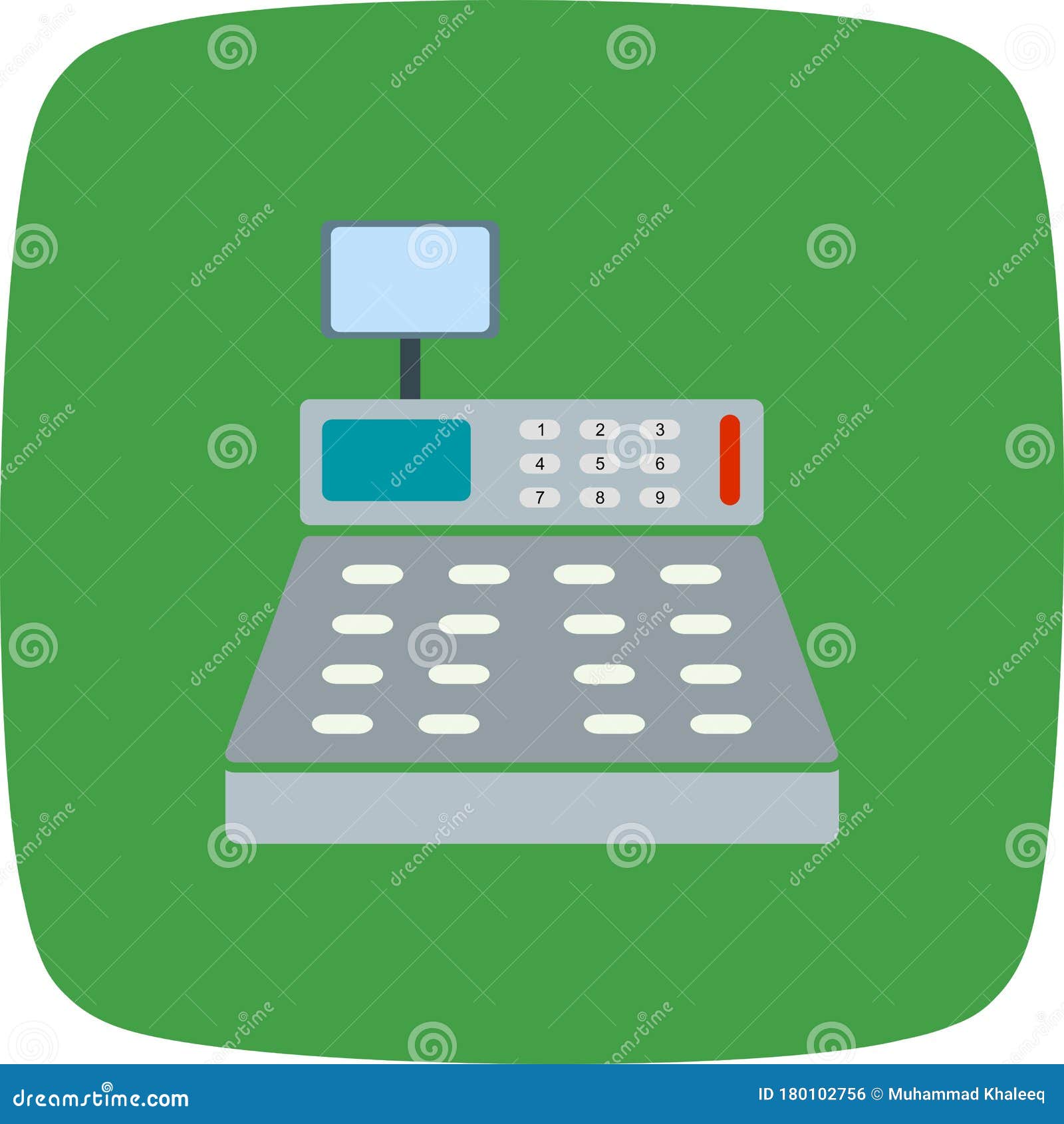Illustration Cash Counter Icon for Personal and Commercial Use. Stock ...